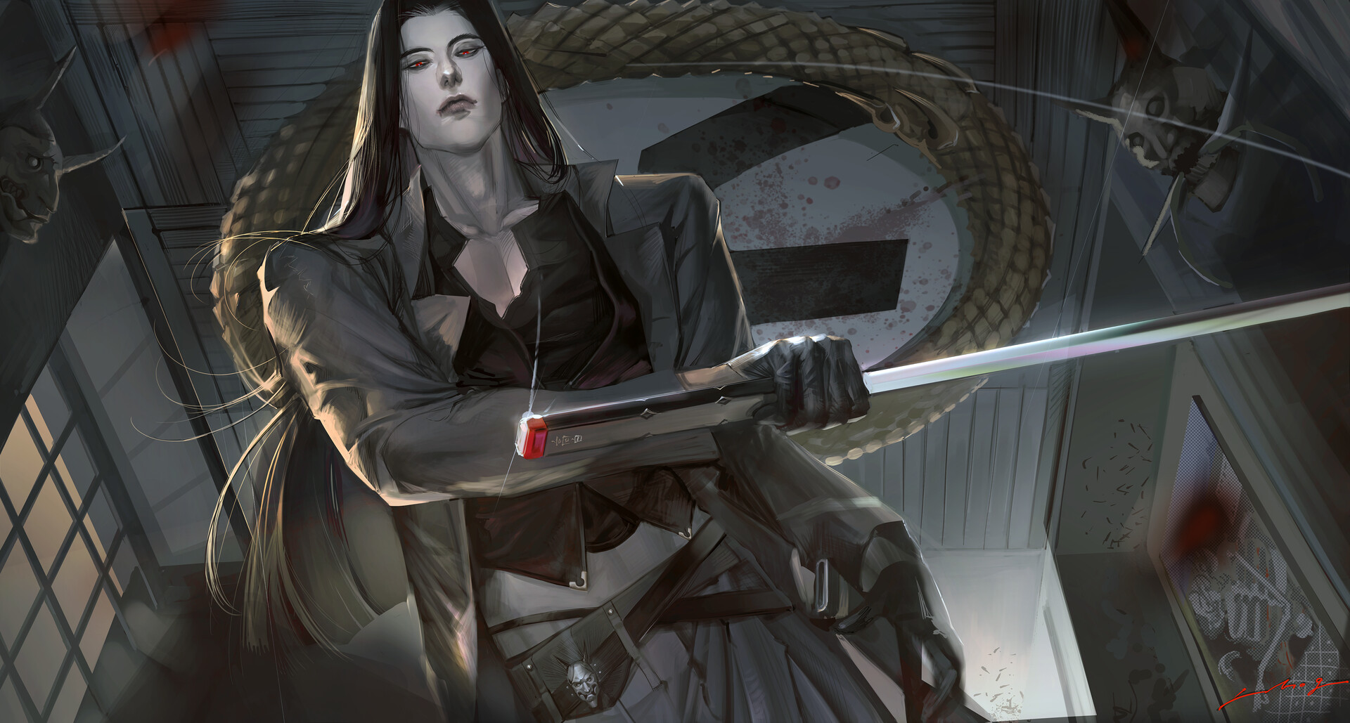 ArtStation - OC killer character illust