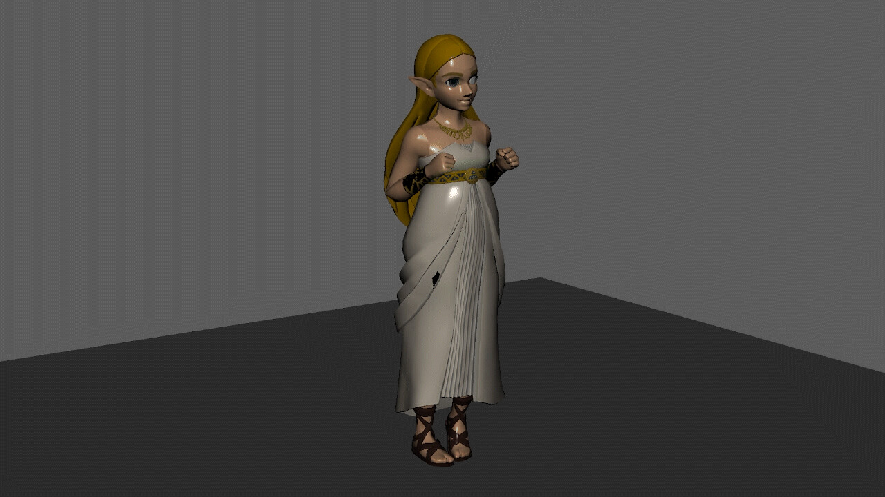 ArtStation - Zelda dance cycle - 2022