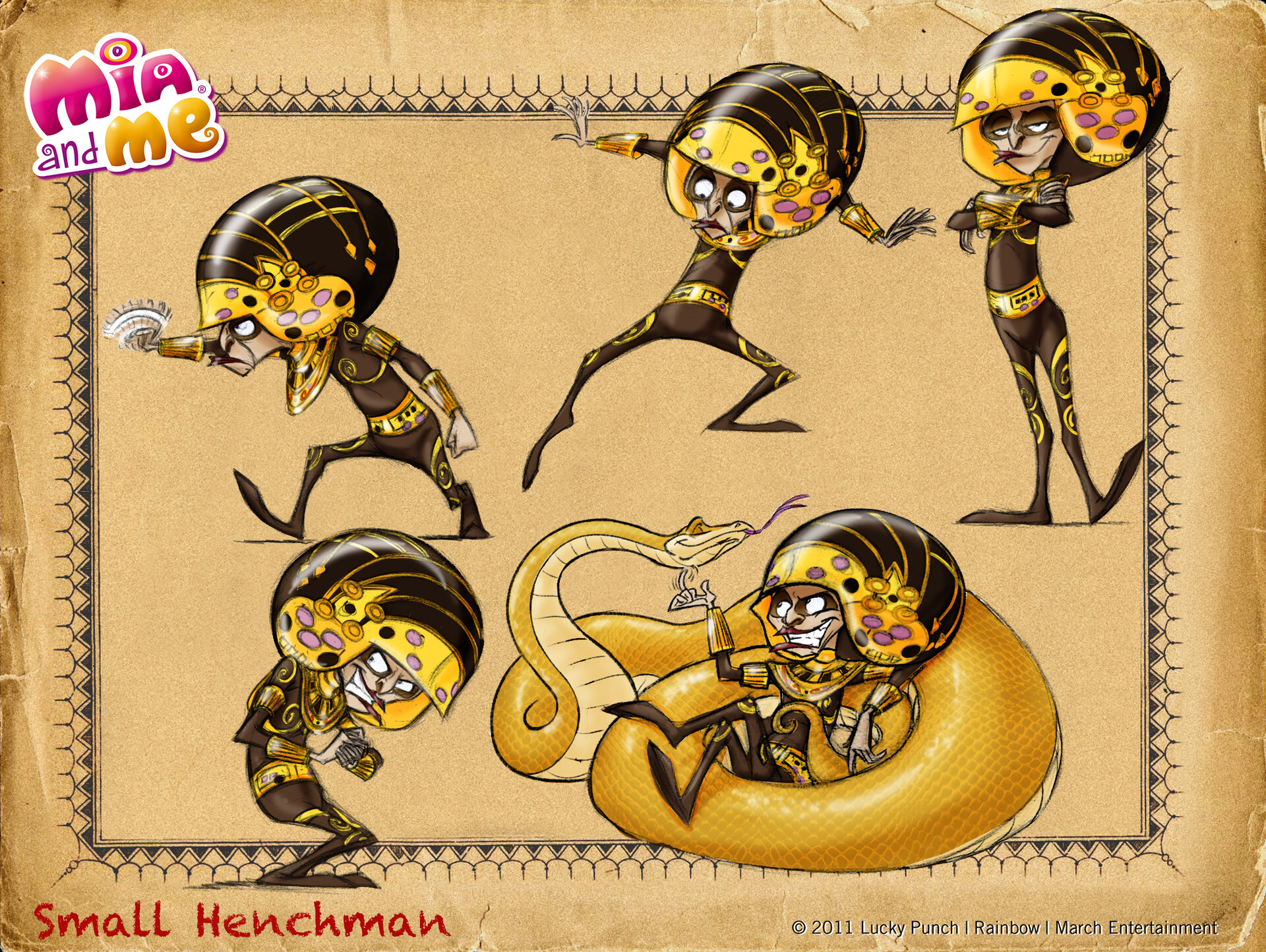 ArtStation - "Small Henchman" Suggestion Sketches Poses (for Hahn Film AG)
