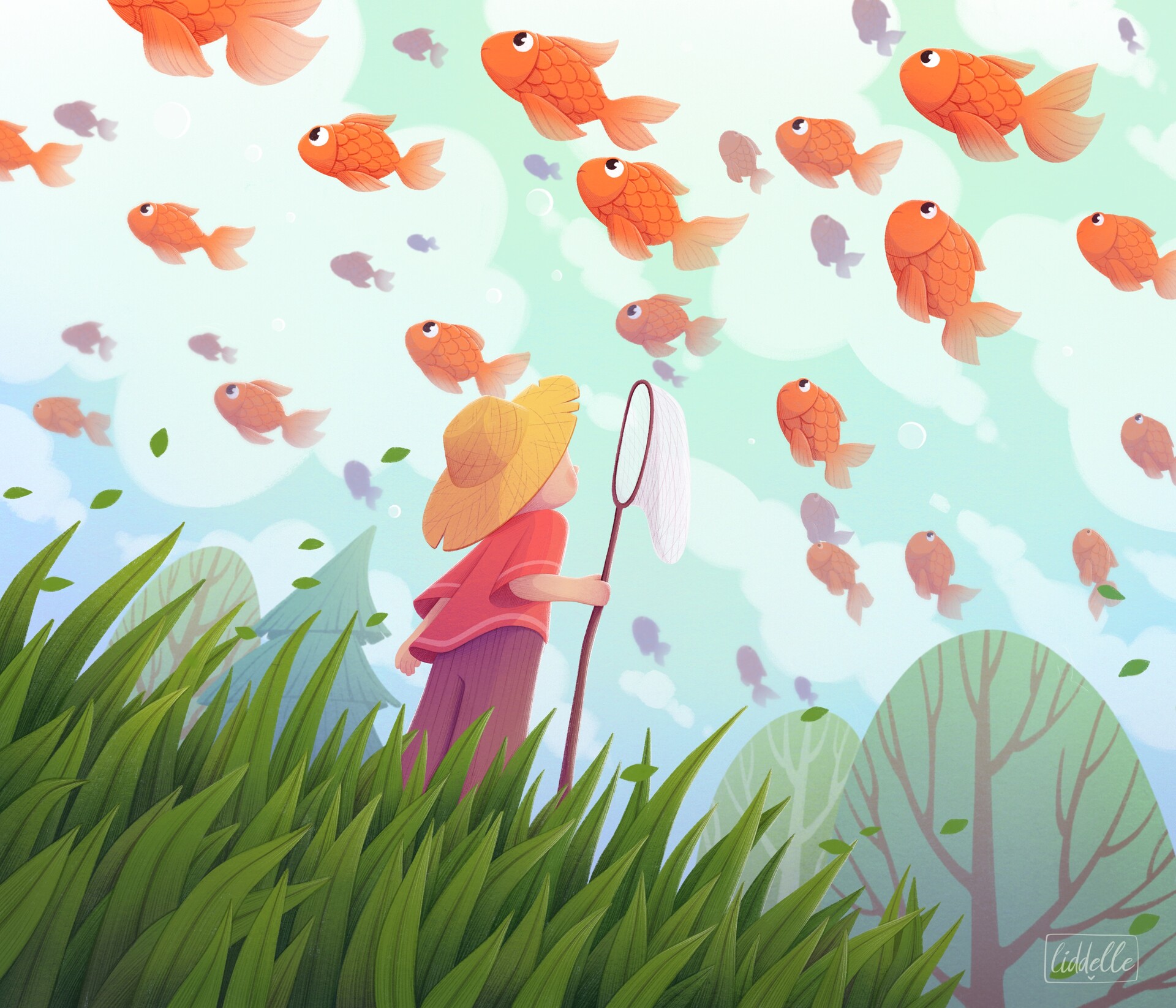 ArtStation - Aerial fishing