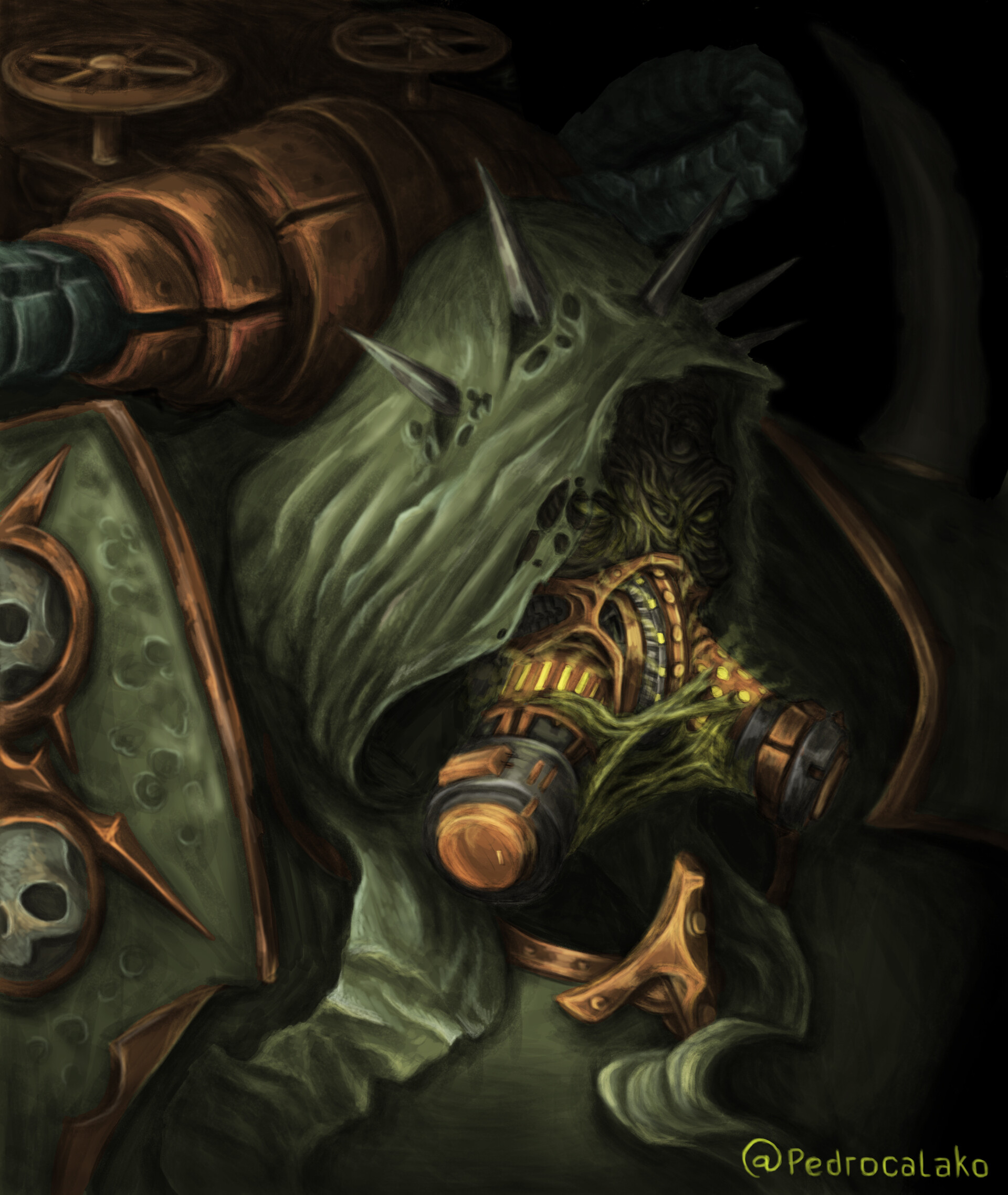 ArtStation - Mortarion (Warhammer 40k)