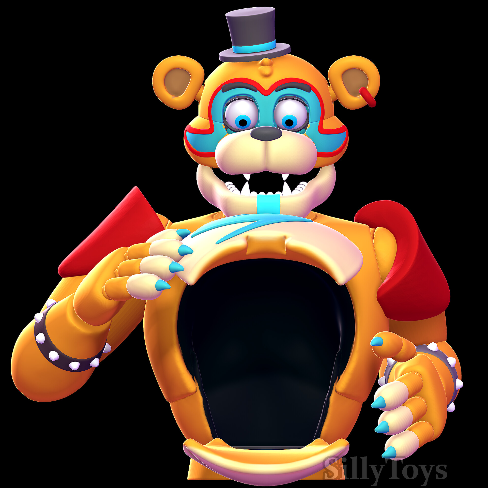 SillyToys - Glamrock freddy open chest Bust - Five Nights at Freddy's ...