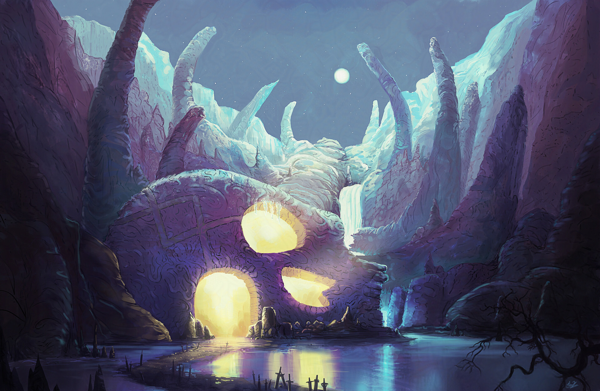 ArtStation - Gates of Asgard CGS Homework