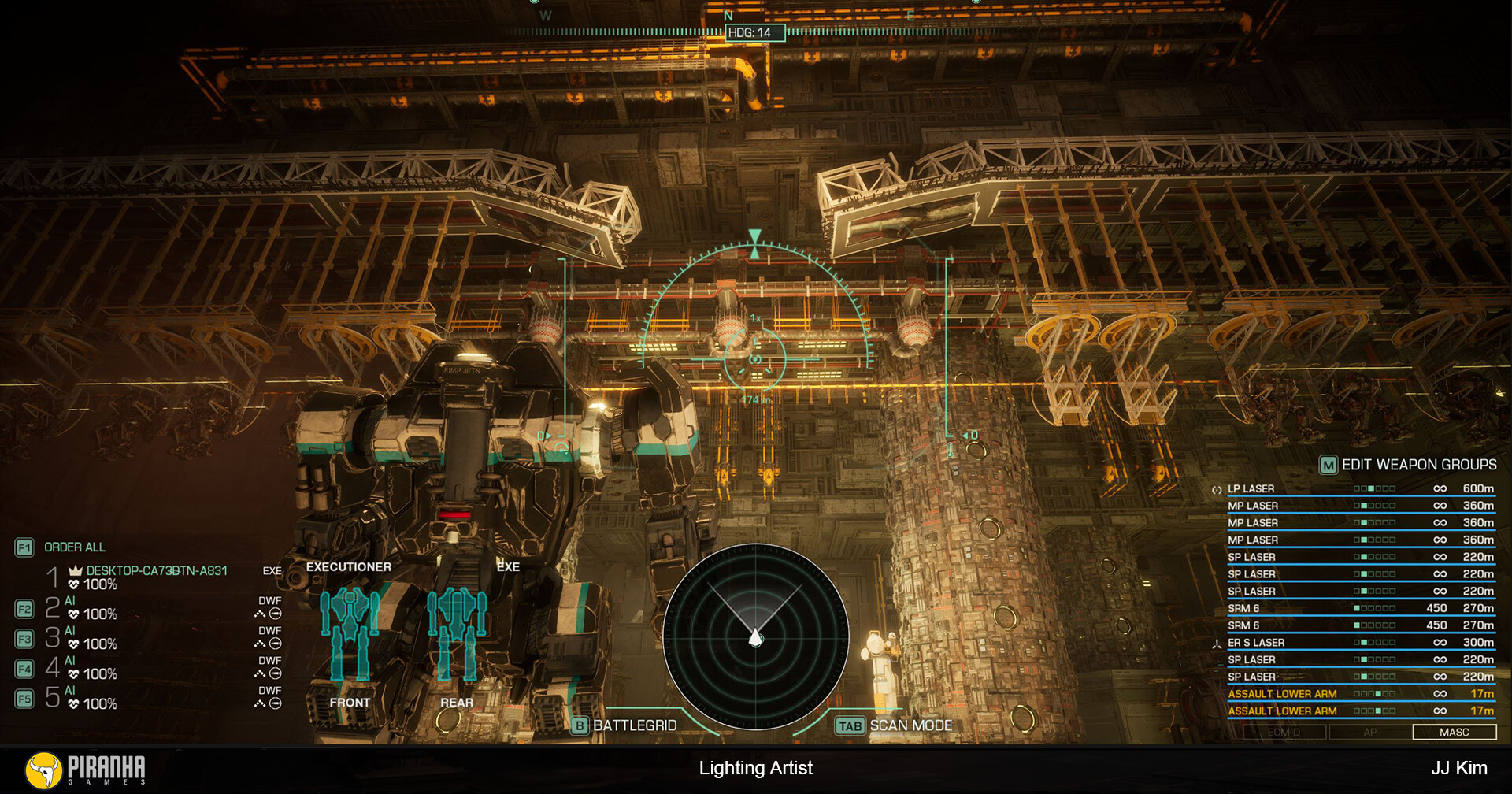 JJ Kim - MechWarrior 5: Clans - Senior Lighter: JJ Kim