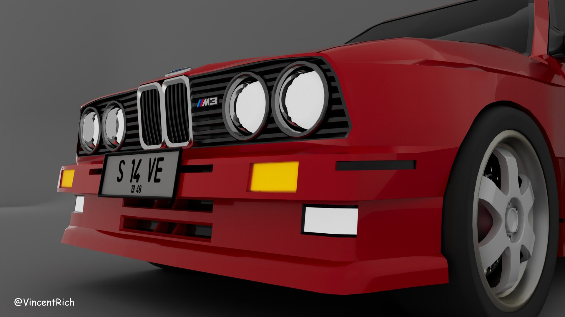 VincentRich - Low poly BMW E30