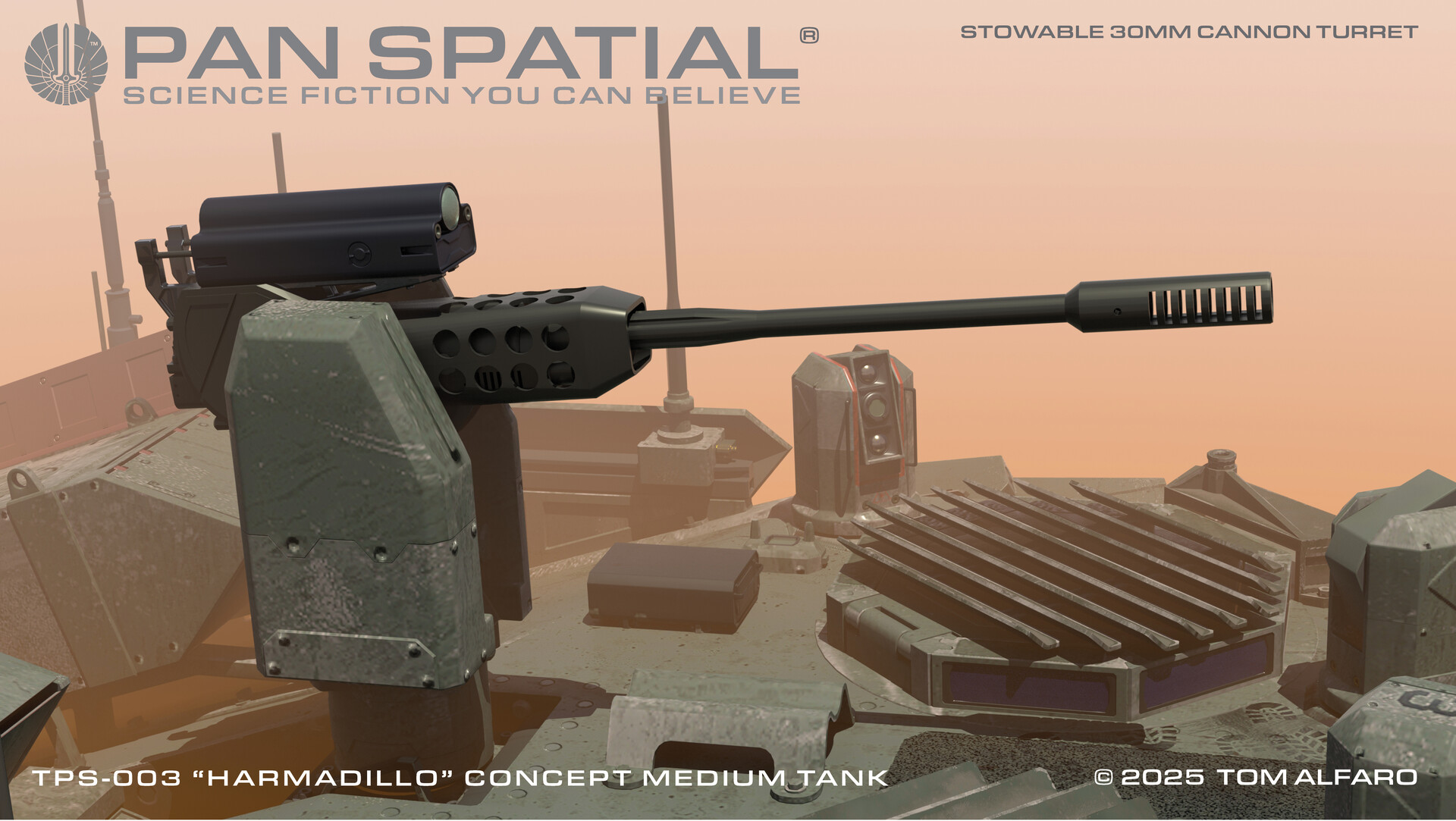 PAN SPATIAL Aerospace Concept Design - TPS-003 'Harmadillo' Concept ...