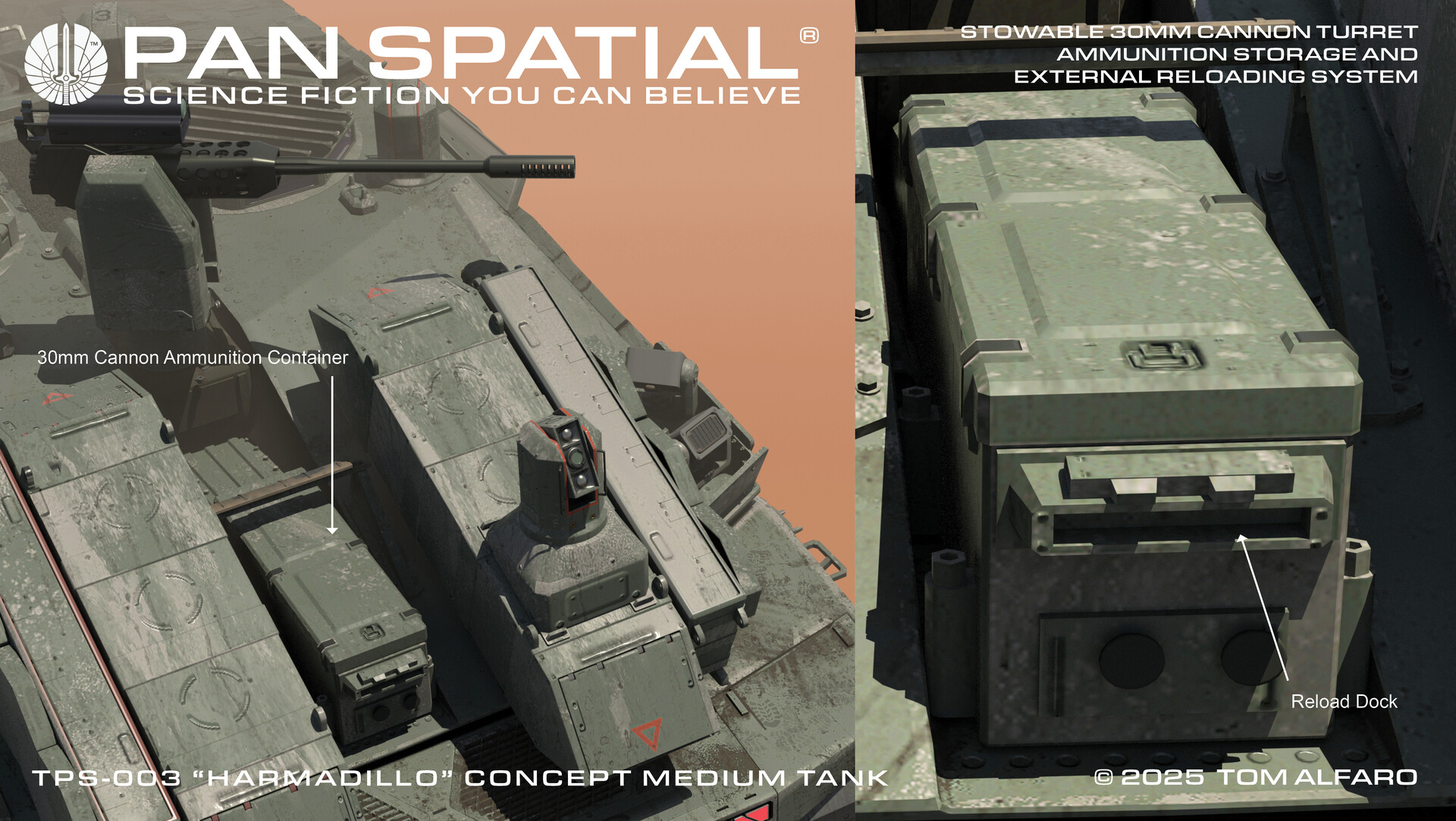 PAN SPATIAL Aerospace Concept Design - TPS-003 'Harmadillo' Concept ...