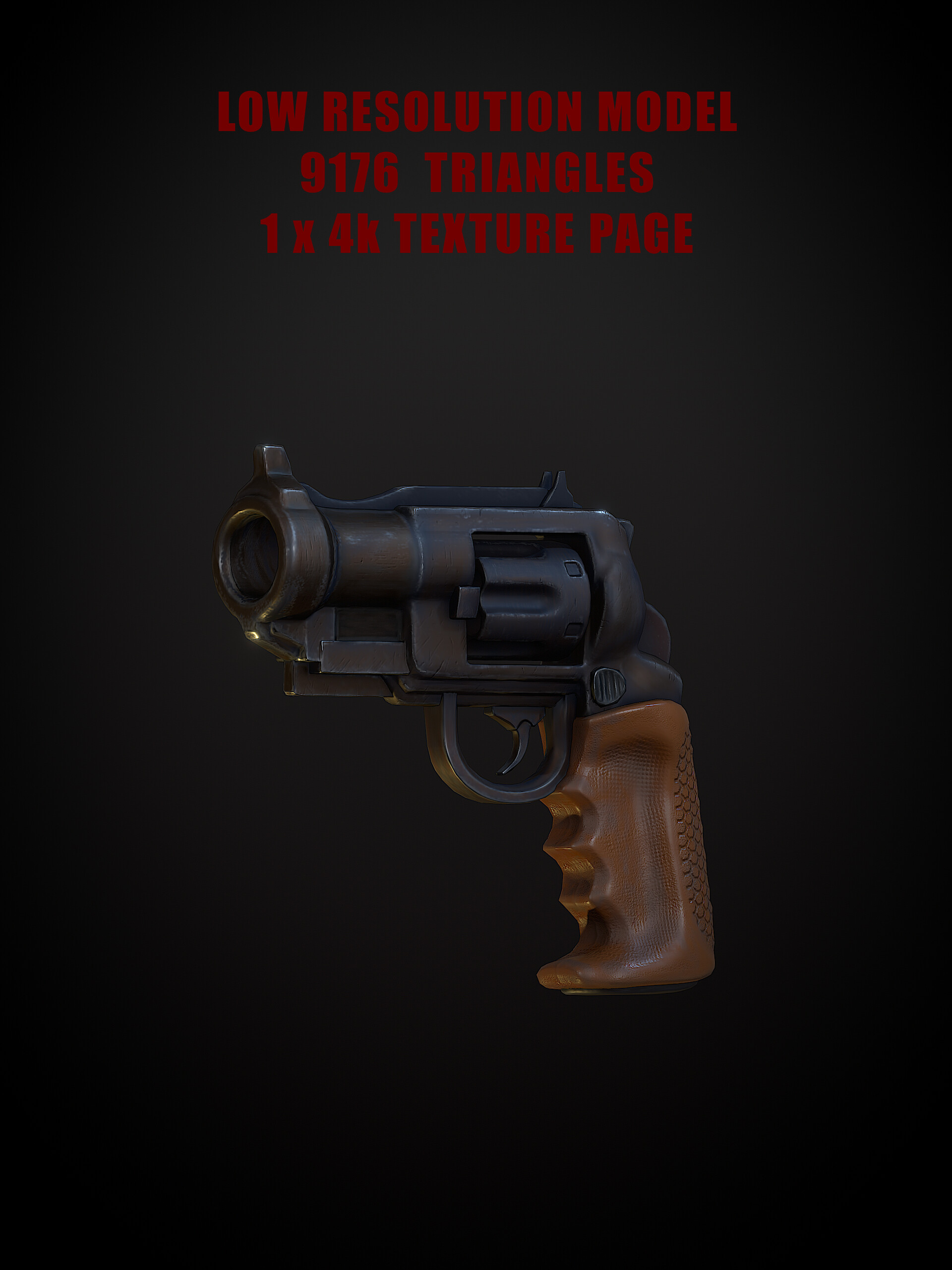 colin merrick portfolio - Stylized Snub Gun