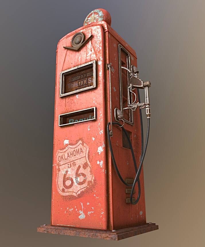 ArtStation - Gas pump