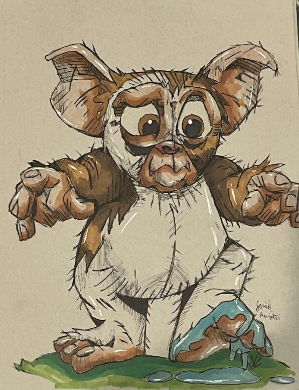 ArtStation - Gizmo drawing