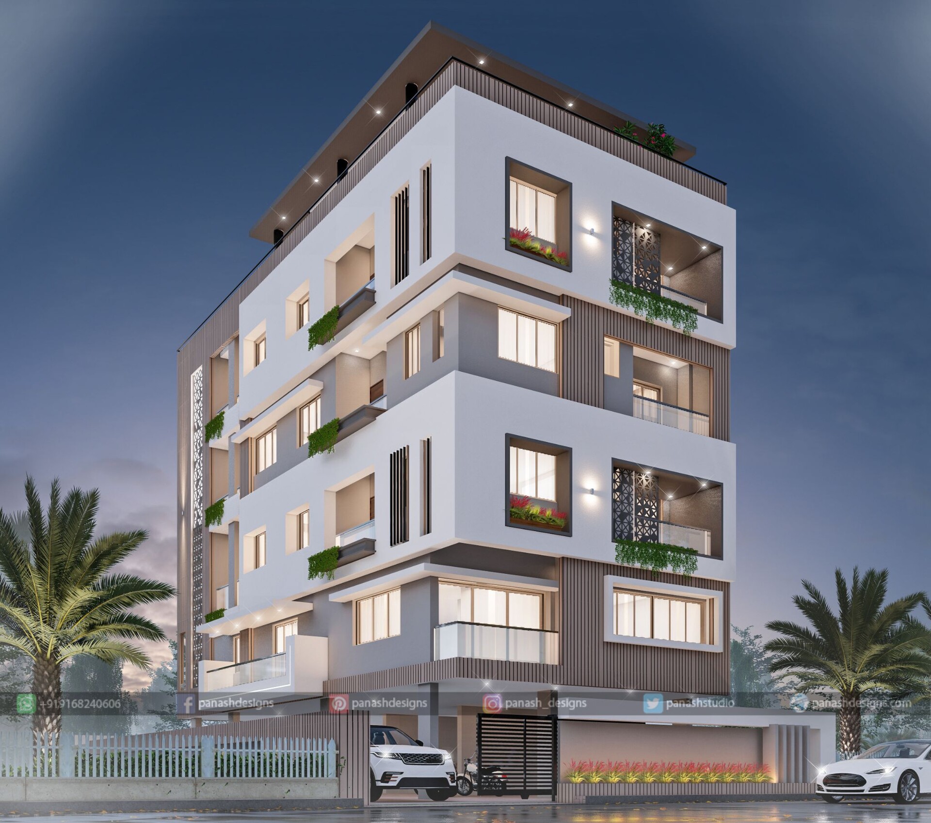 Four Story Building Design