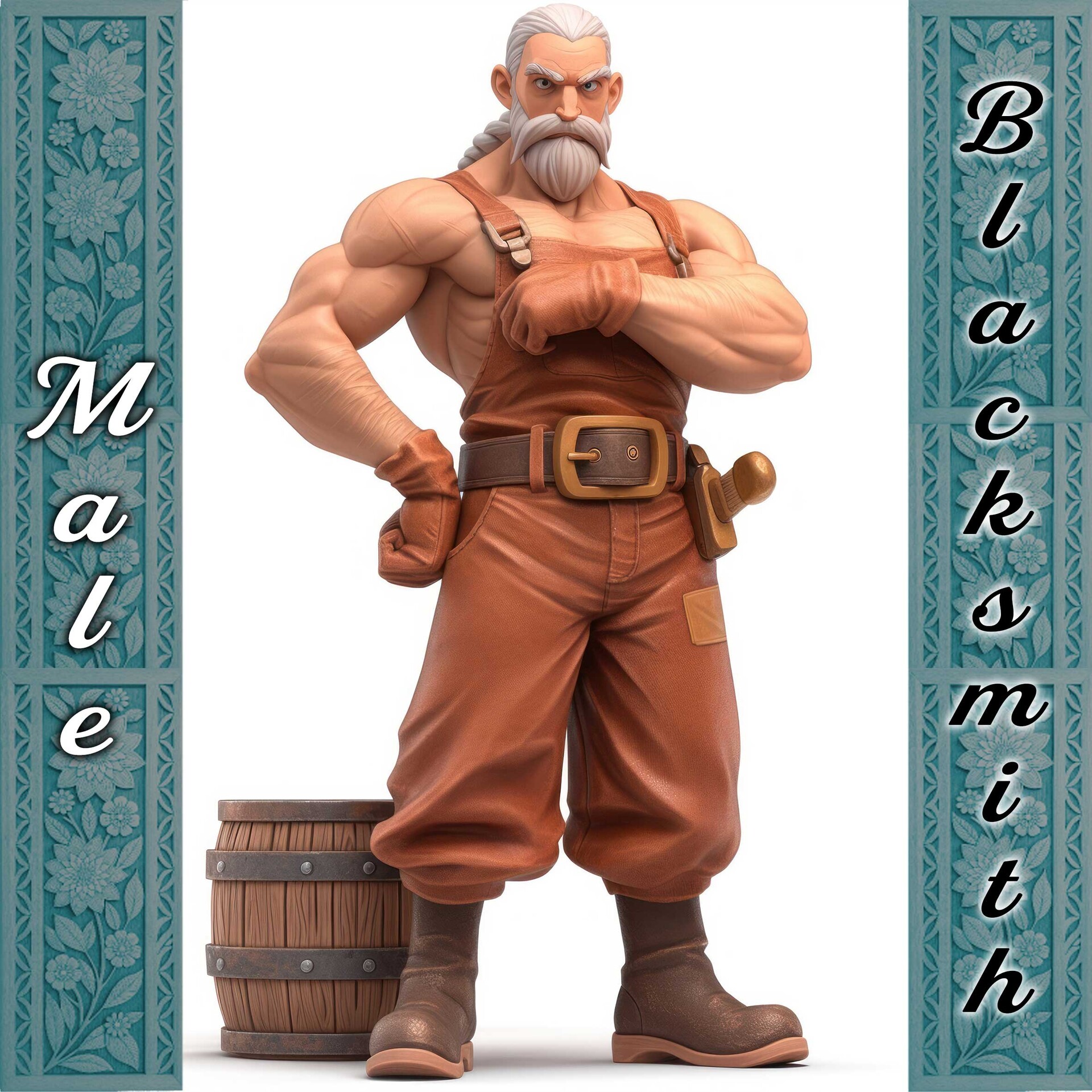 ArtStation - 200 Male Blacksmith - 4K Resolution - V.75