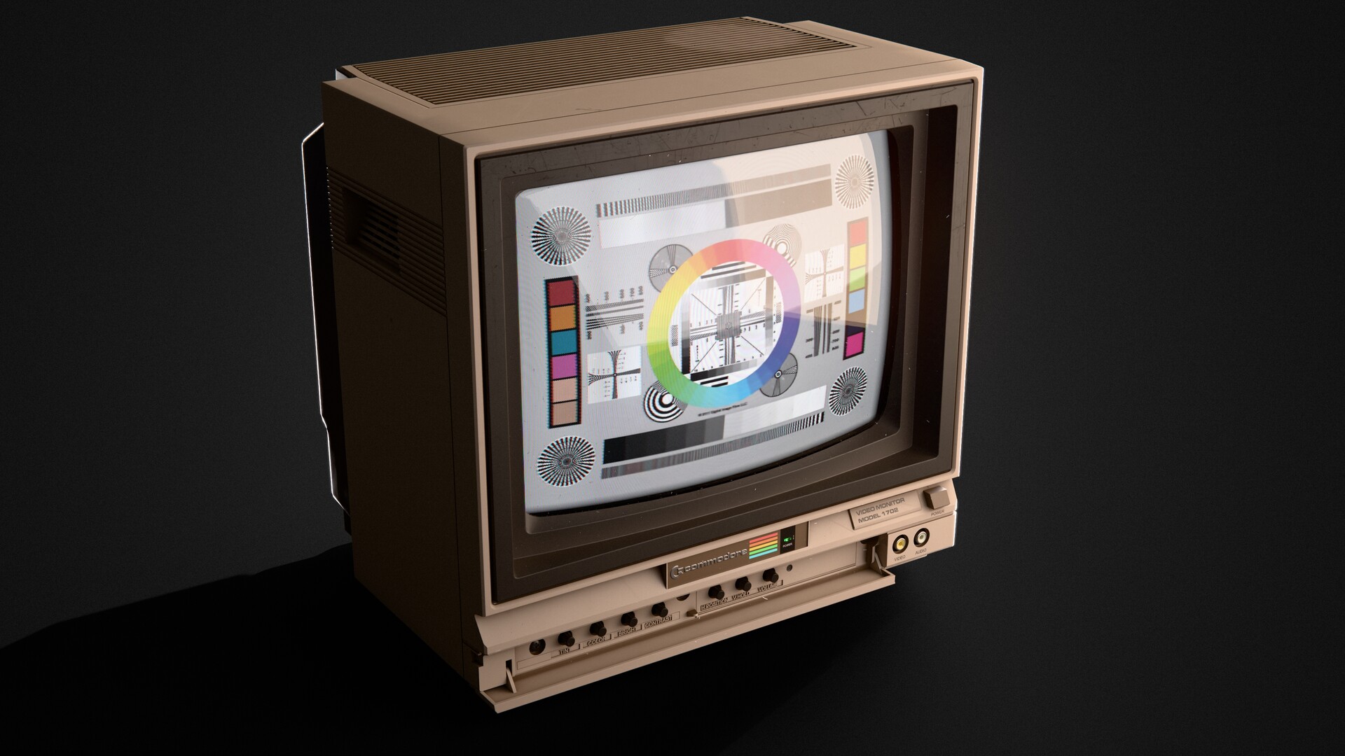 ArtStation - Commodore 64 1702 Monitor