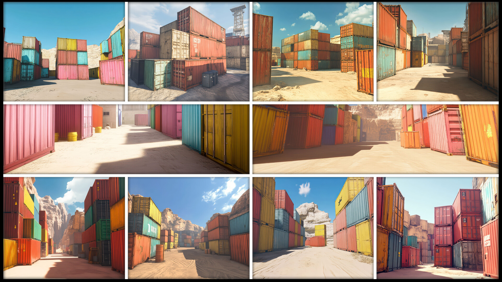 Ferial Concept - 🔹240 Desert Container - Environment Concept Reference ...