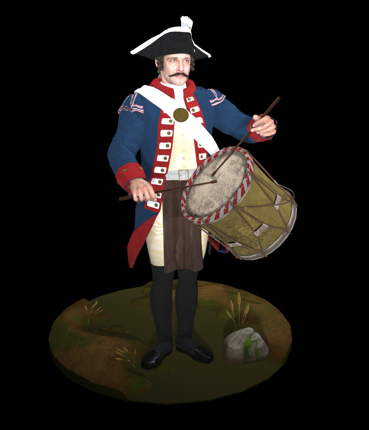 ArtStation - Prussian Drummer 1757