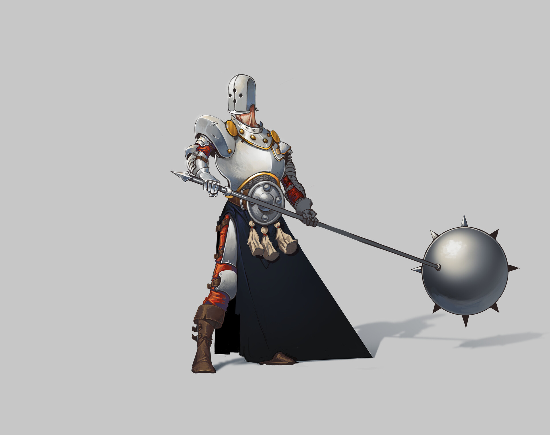 ArtStation - Knight with Morningstar