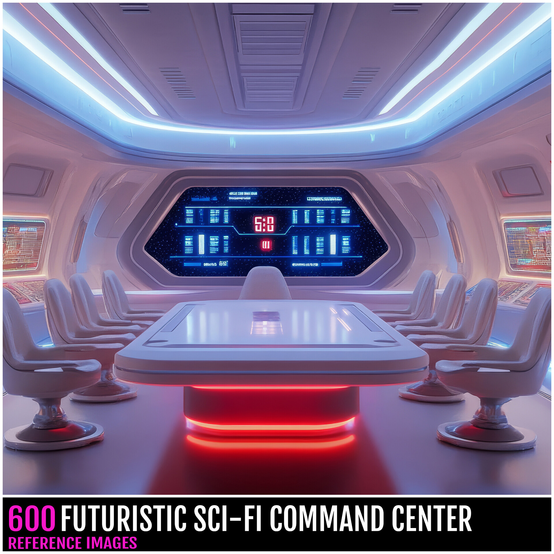 ArtStation - 600 FUTURISTIC SCI-FI COMMAND CENTER