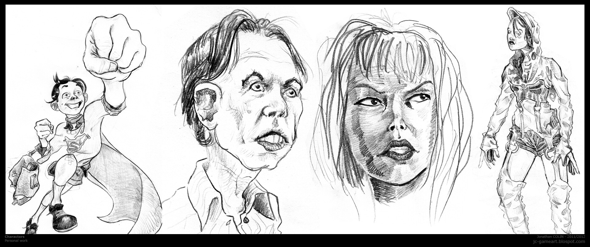 Jonathan Colin - Sketches & Traditional paintings