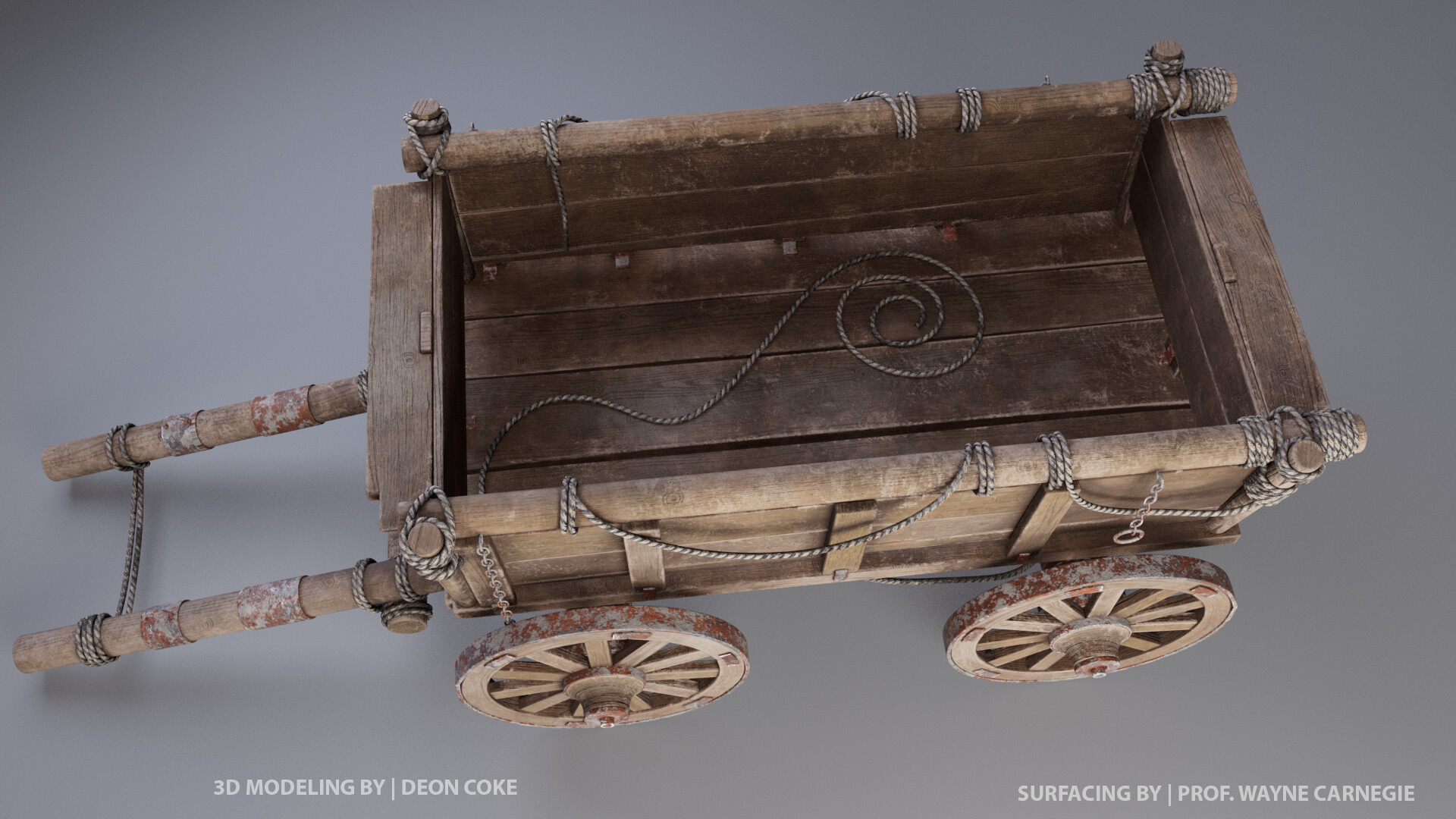 WAYNE CARNEGIE - OLD WOODEN CART