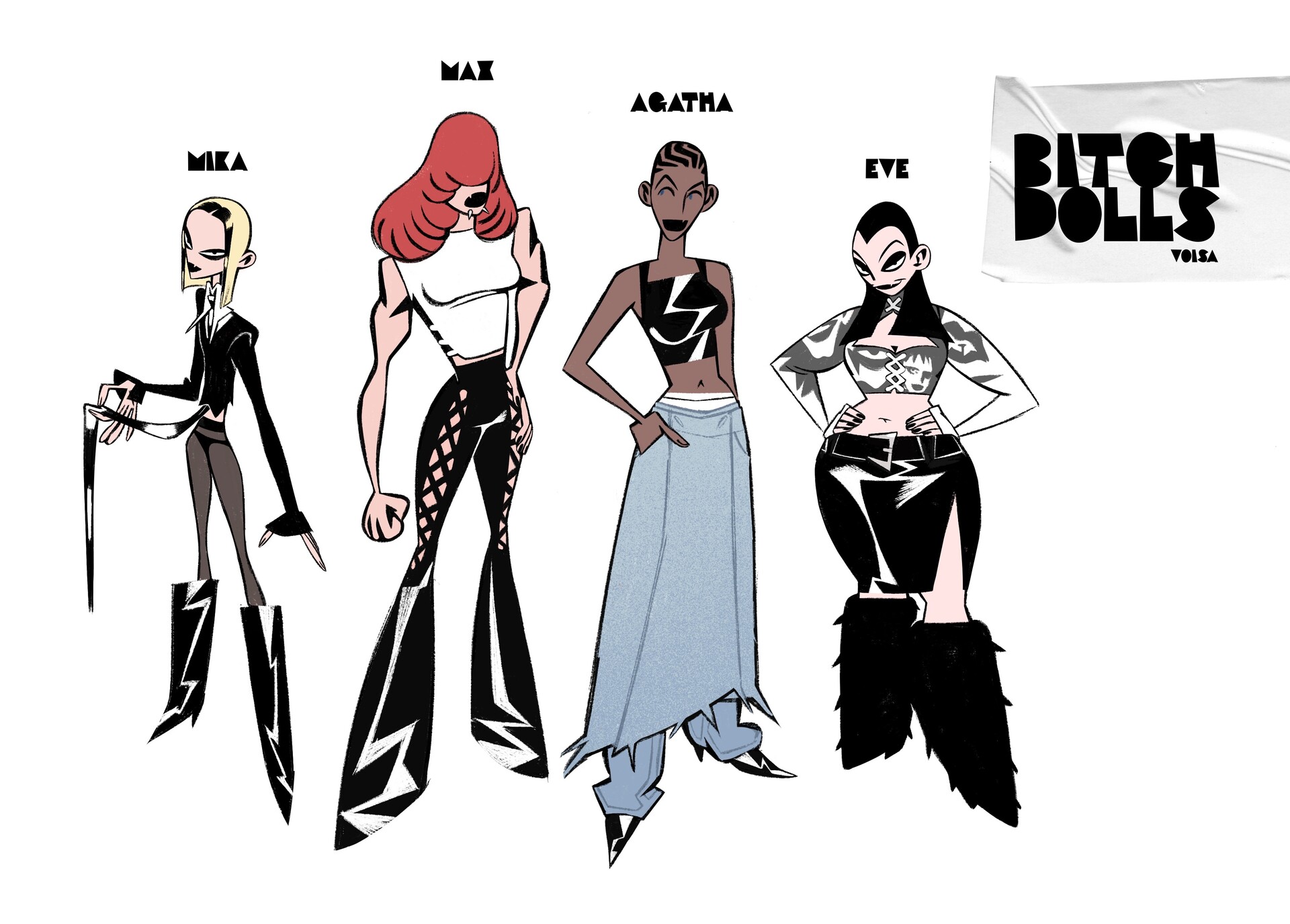 ArtStation - Band character sheet
