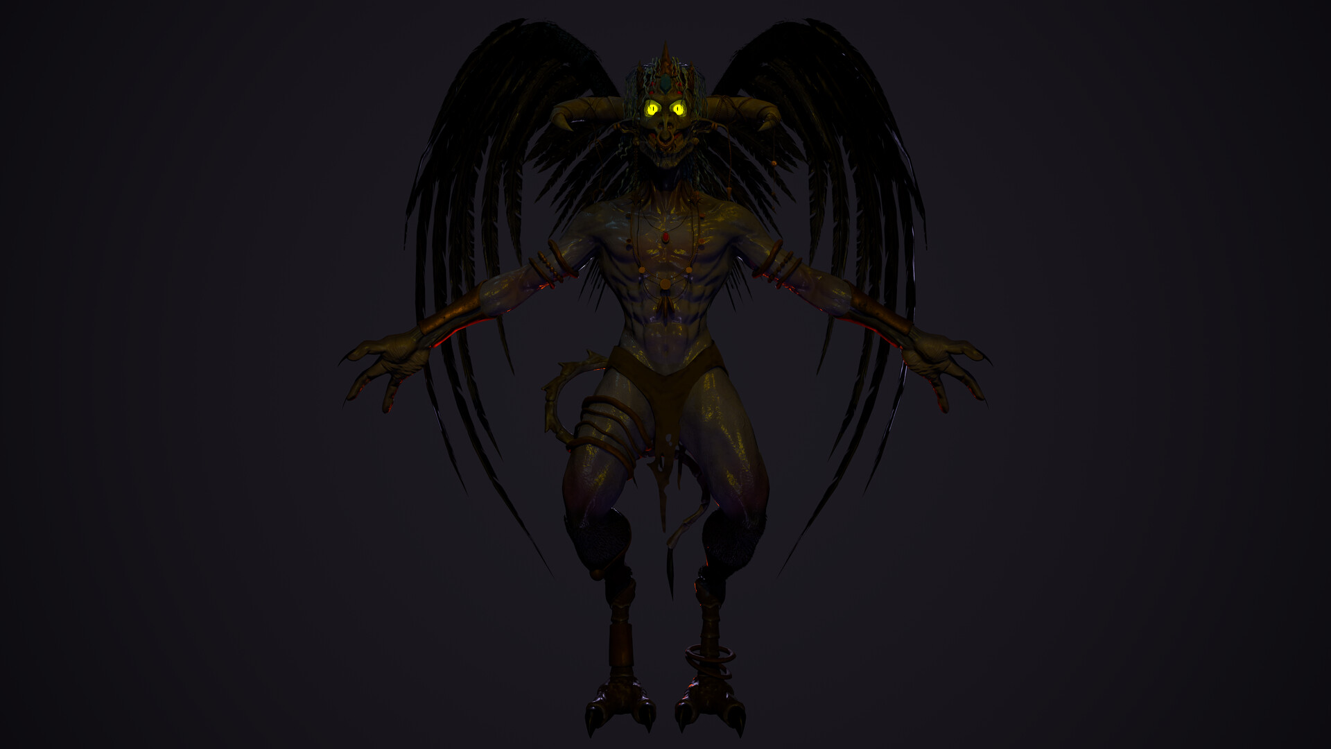 ArtStation - Greed Demon (Rendered Character)