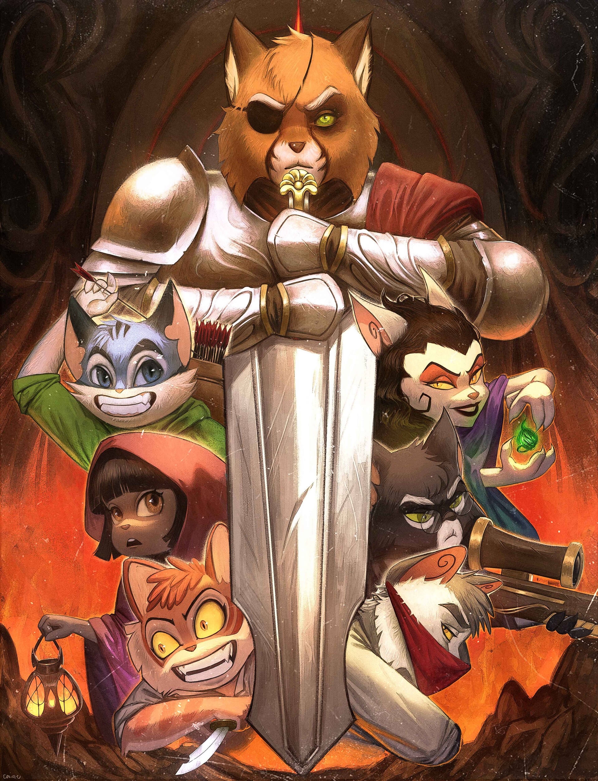 ArtStation - DND Cats