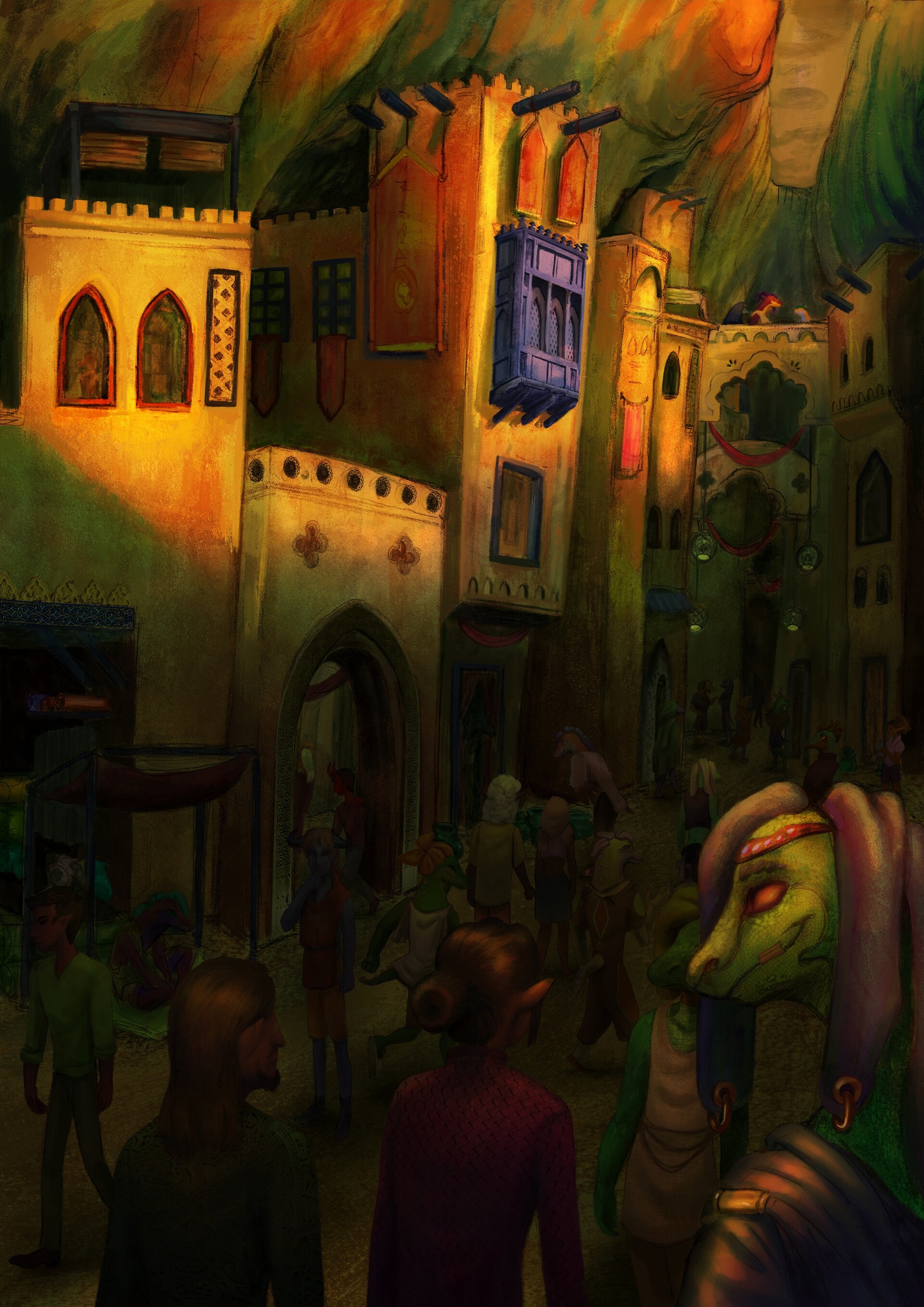 ArtStation - Pathos Project - Concept Art Papiolo City