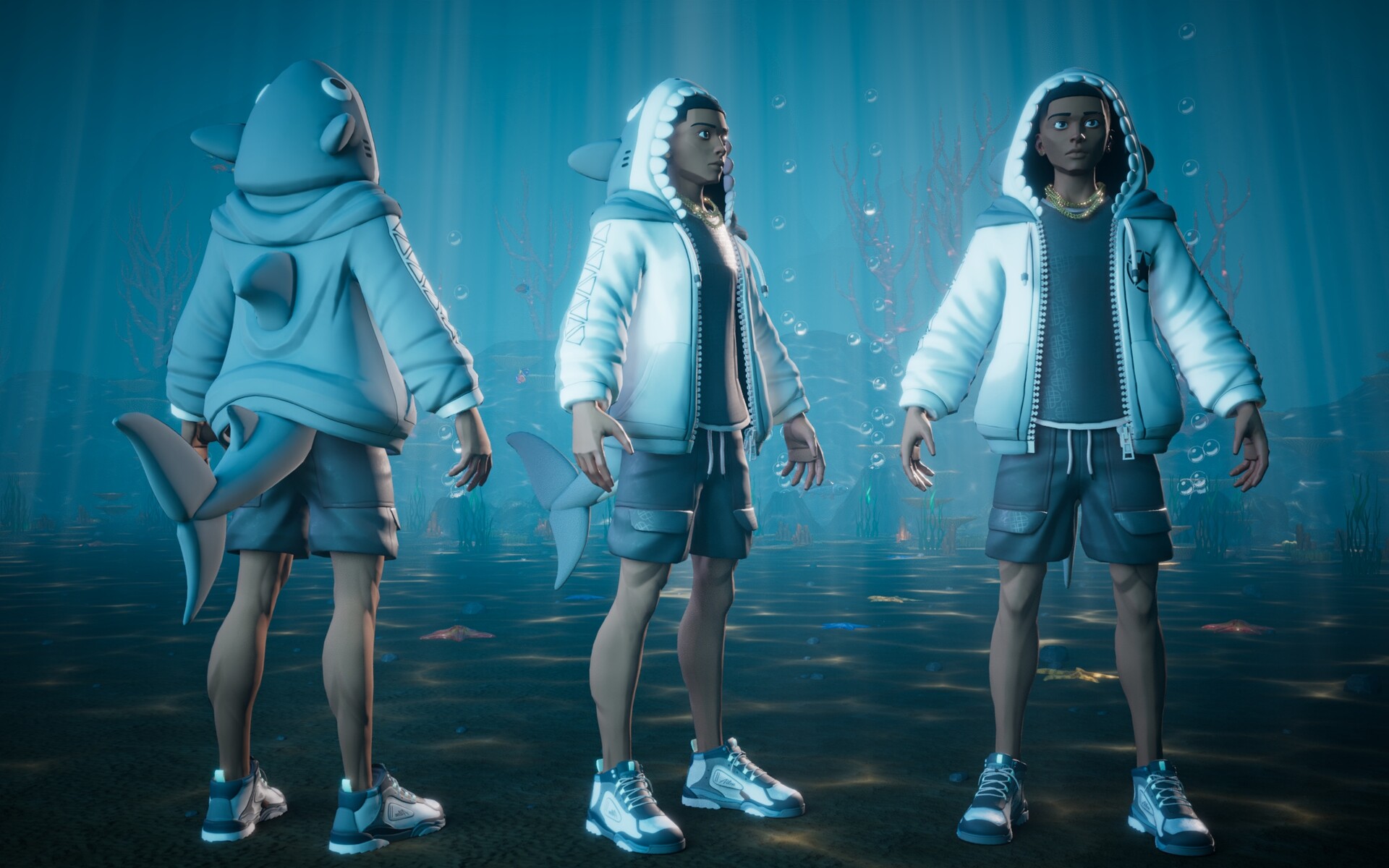 ArtStation - man in shark jacket - oc