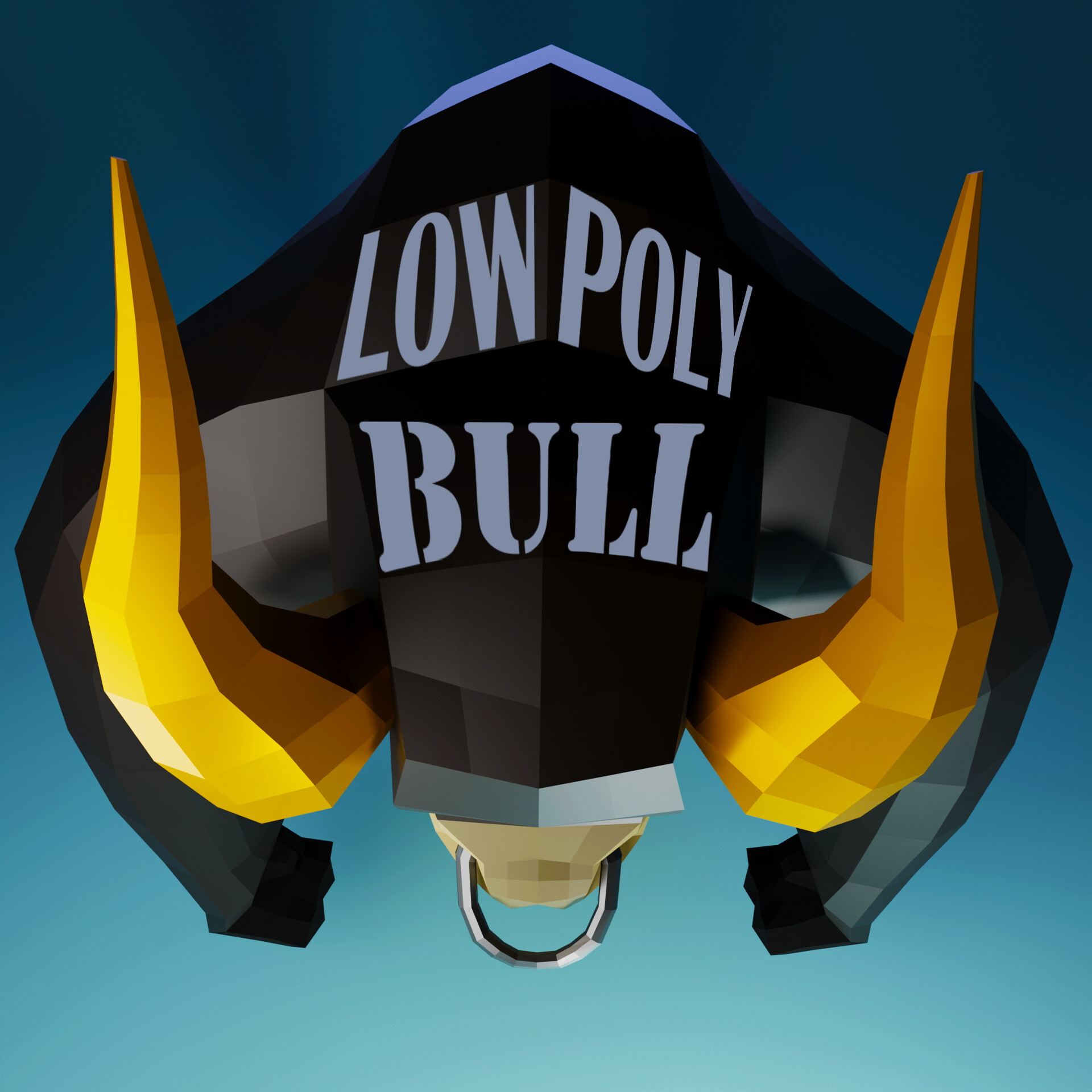 ArtStation - LOW POLY BULL