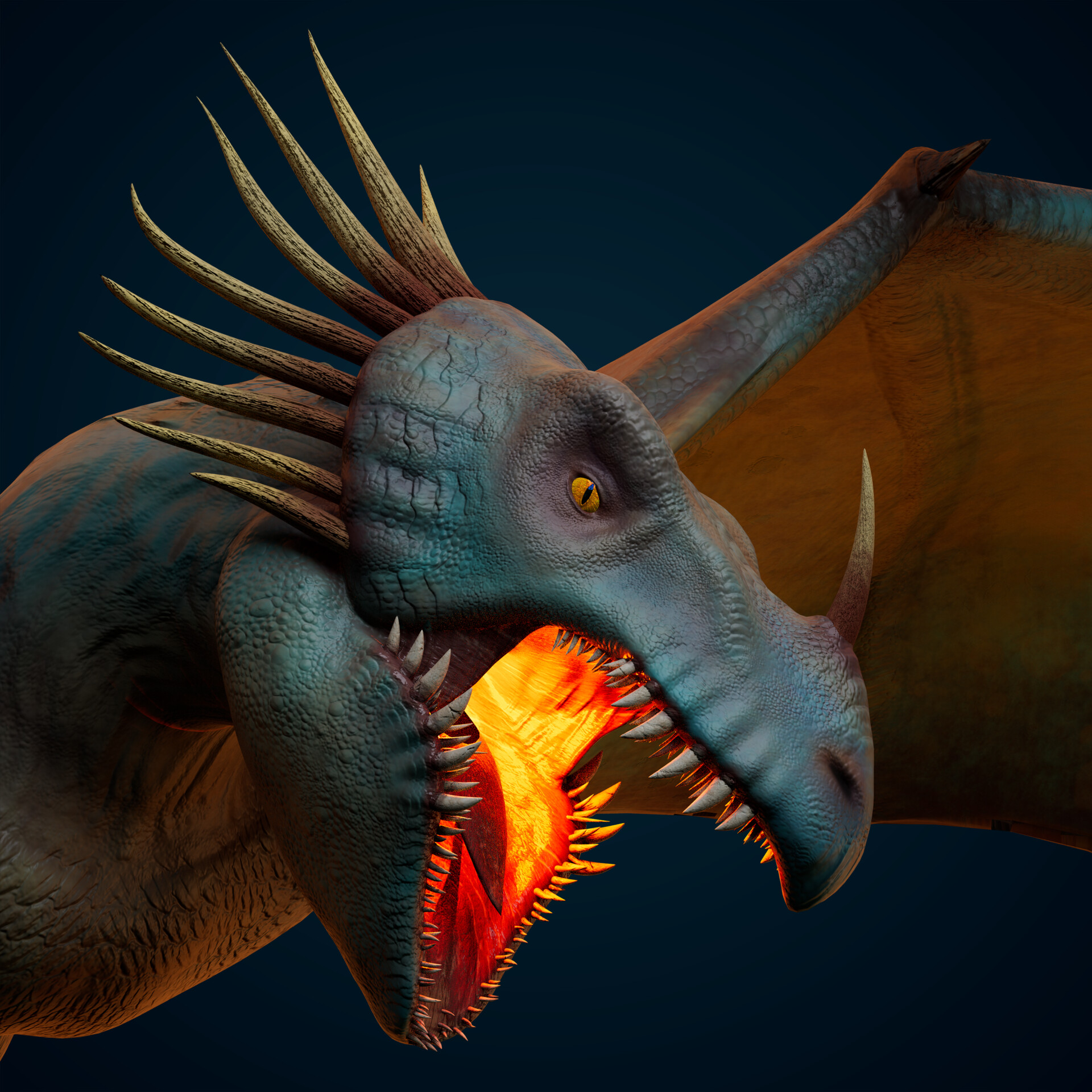 ArtStation - Realistic Deadly Nadder