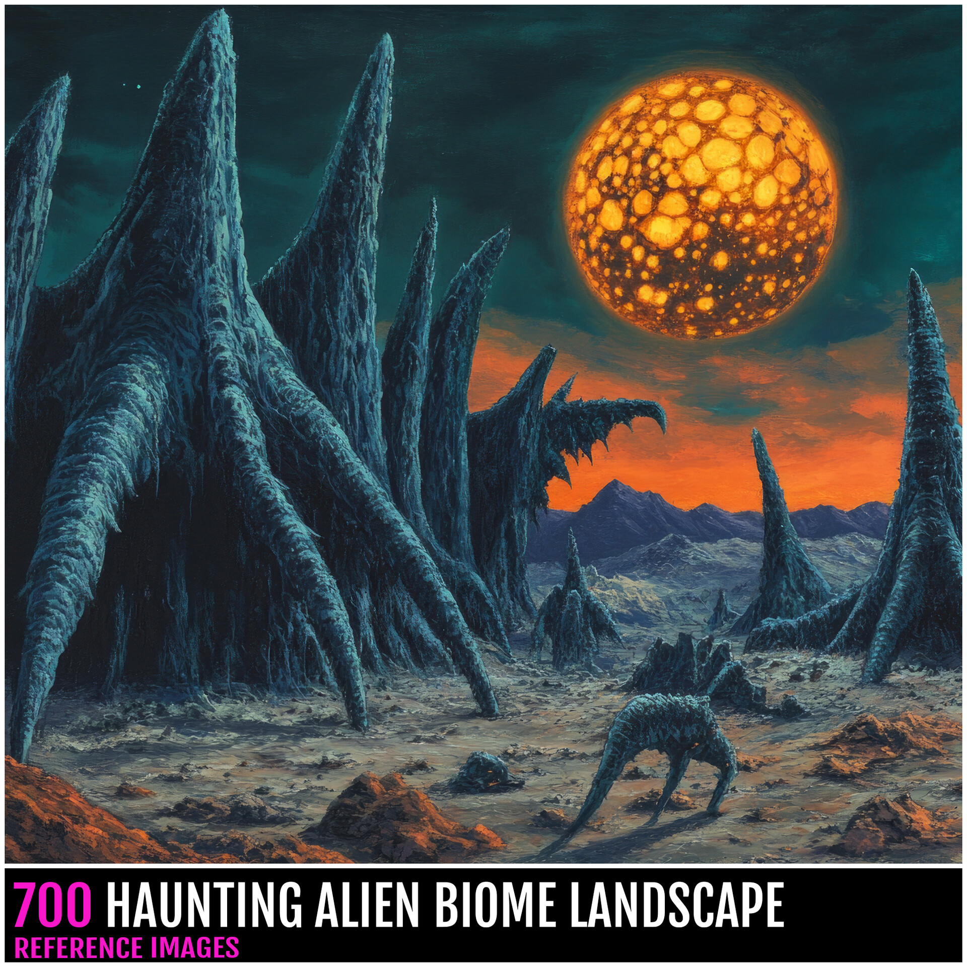 ArtStation - 700 HAUNTING ALIEN BIOME LANDSCAPE