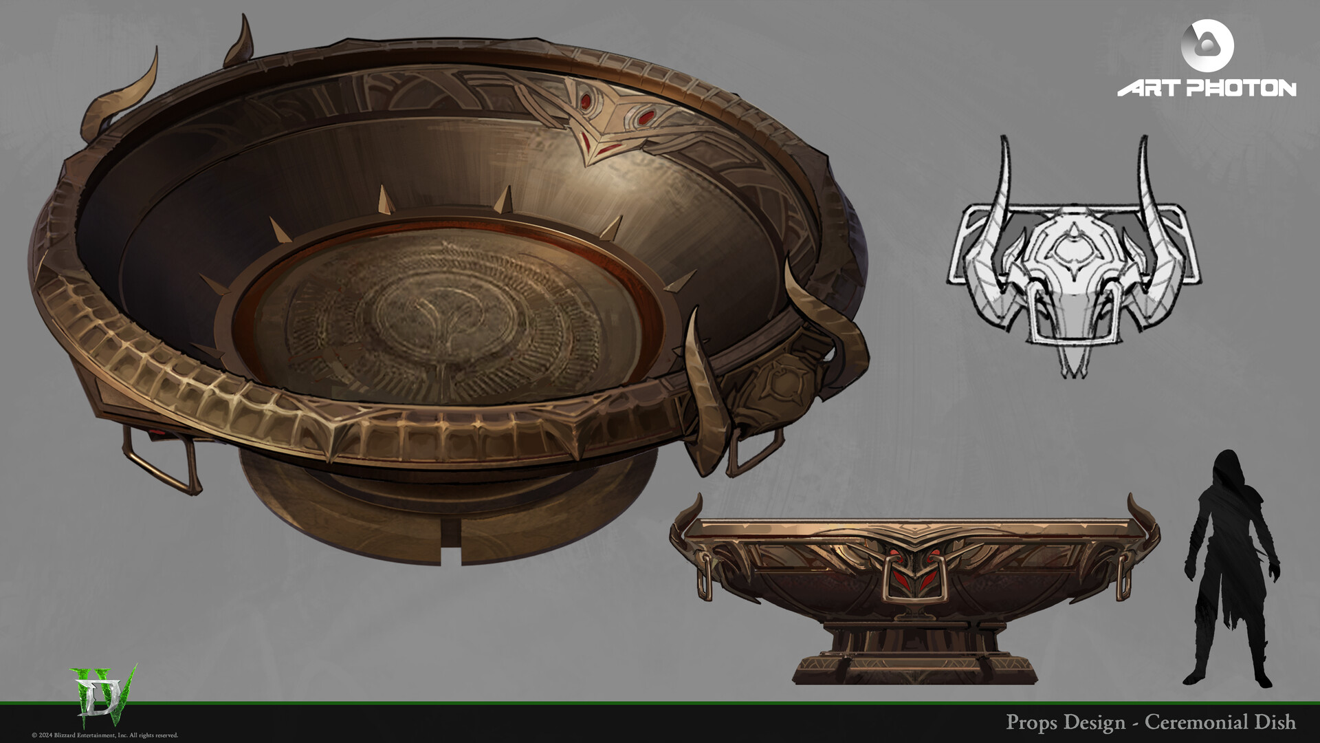 Art Photon Studio - Diablo IV: Props Design - Witch RoomCenter Piece ...
