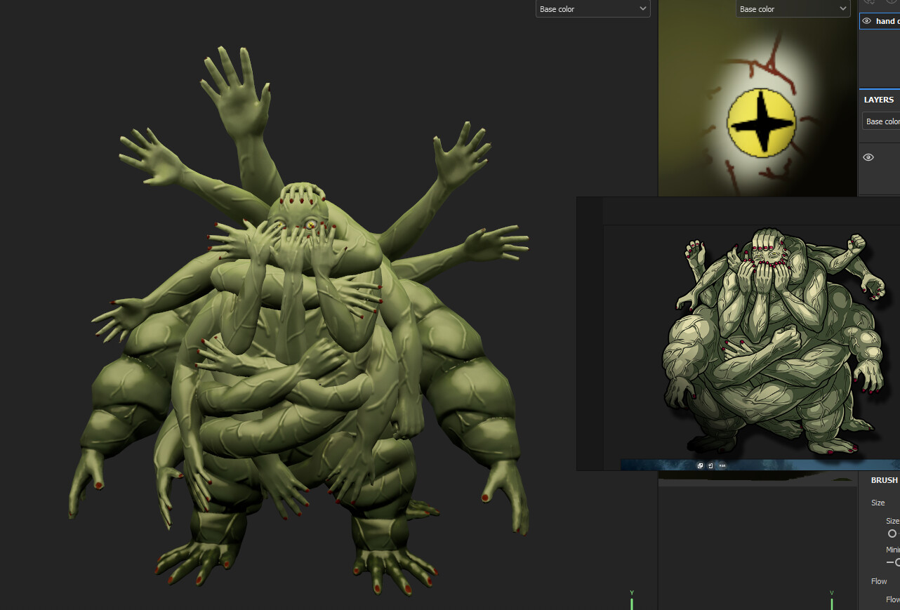 ArtStation - Hand demon from demon slayer