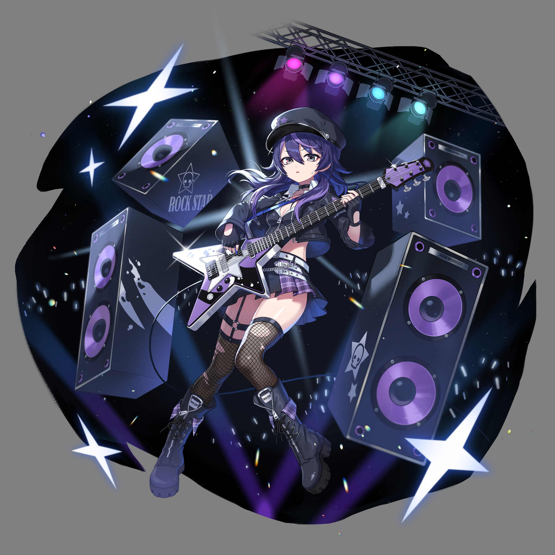 ArtStation - [Soulworker] 락밴드 다나