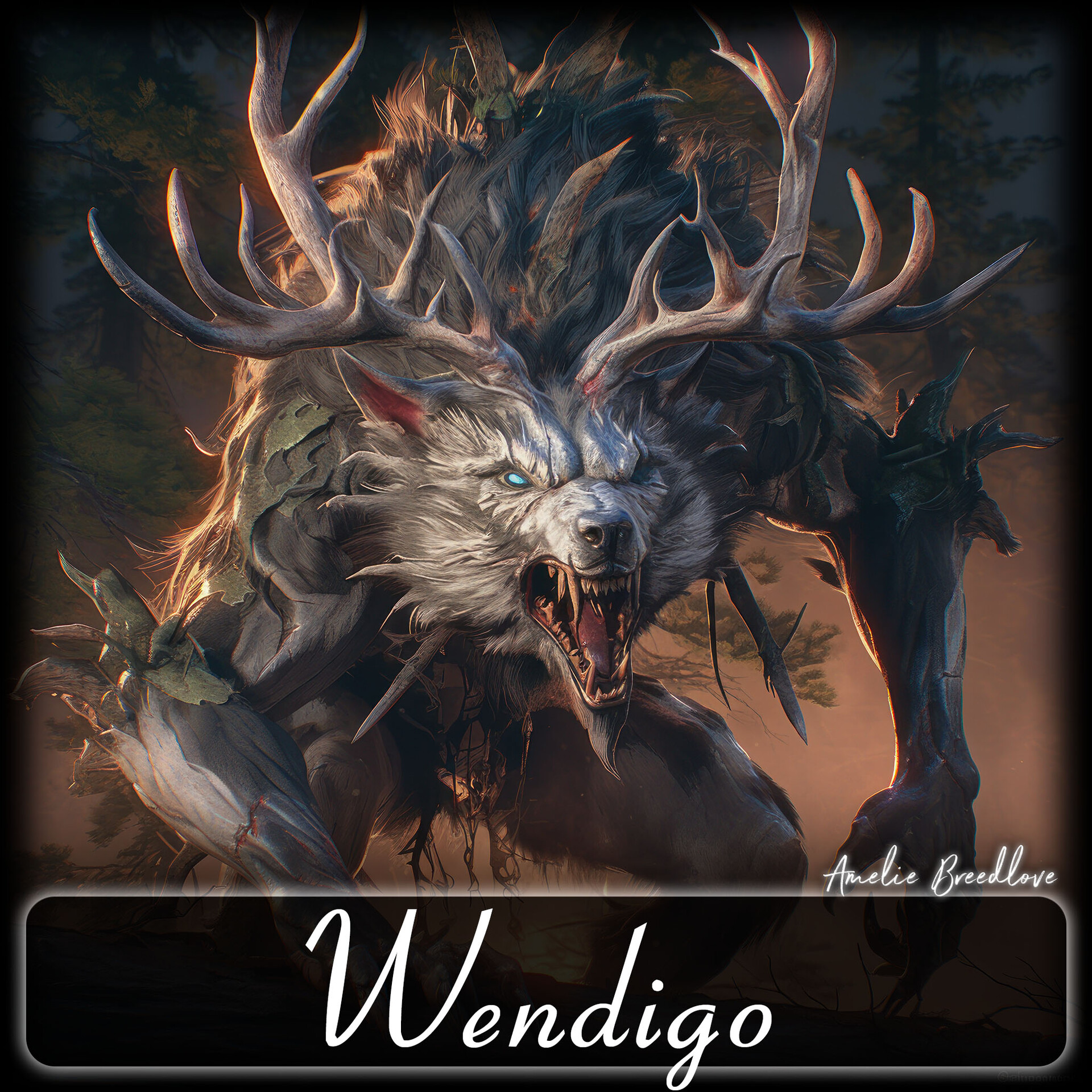 ArtStation - 400 Wendigo Reference Pack | 4K | v.43
