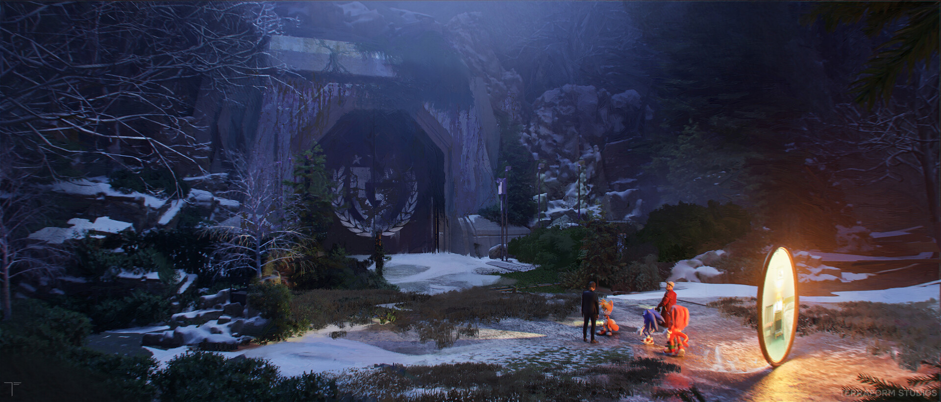 Terraform Studios - Shadow Base Exterior Concepts