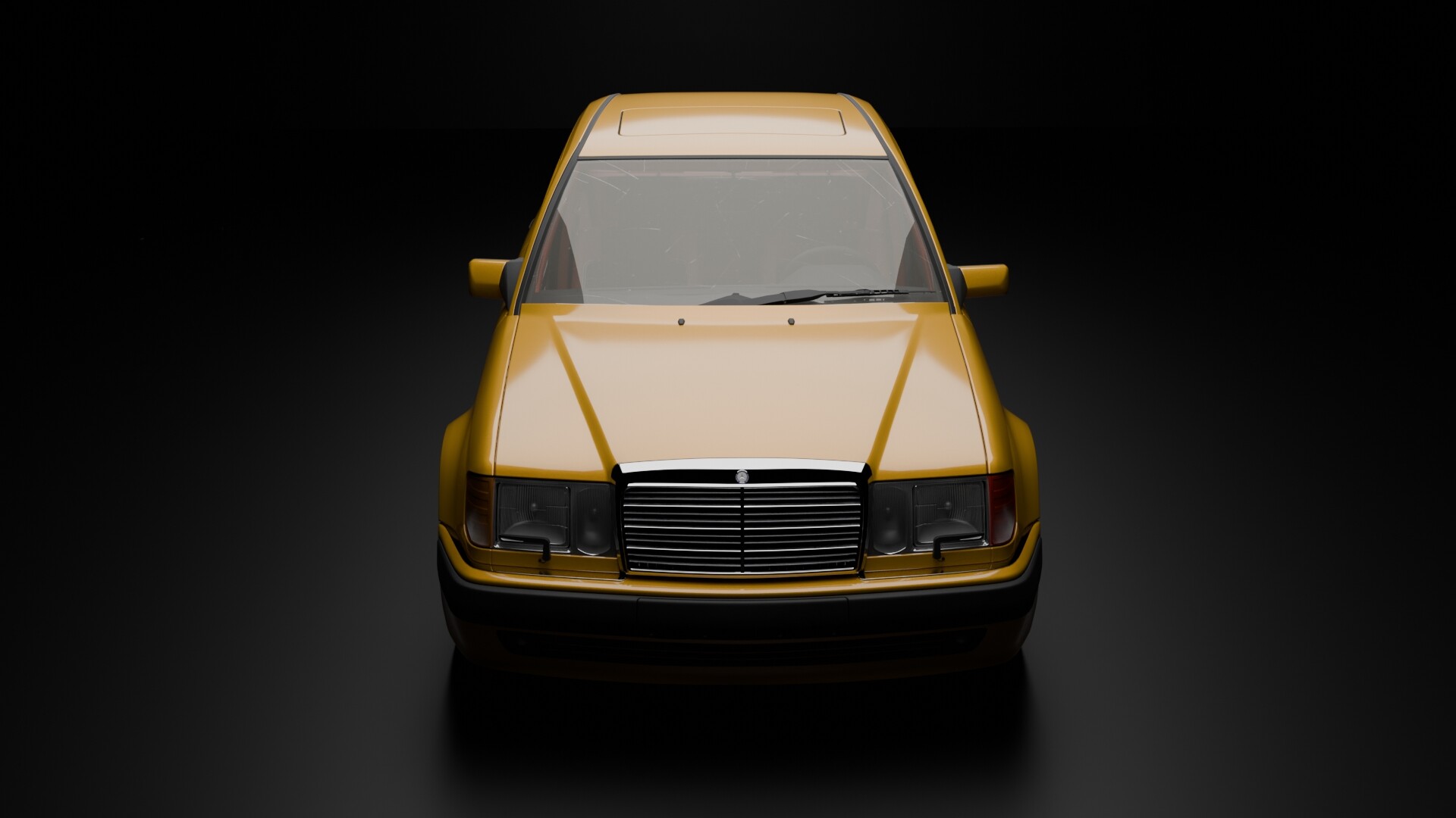 ArtStation - Mercedes Benz w124