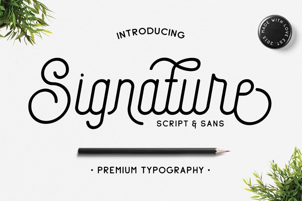 ArtStation - Signature Script Sans