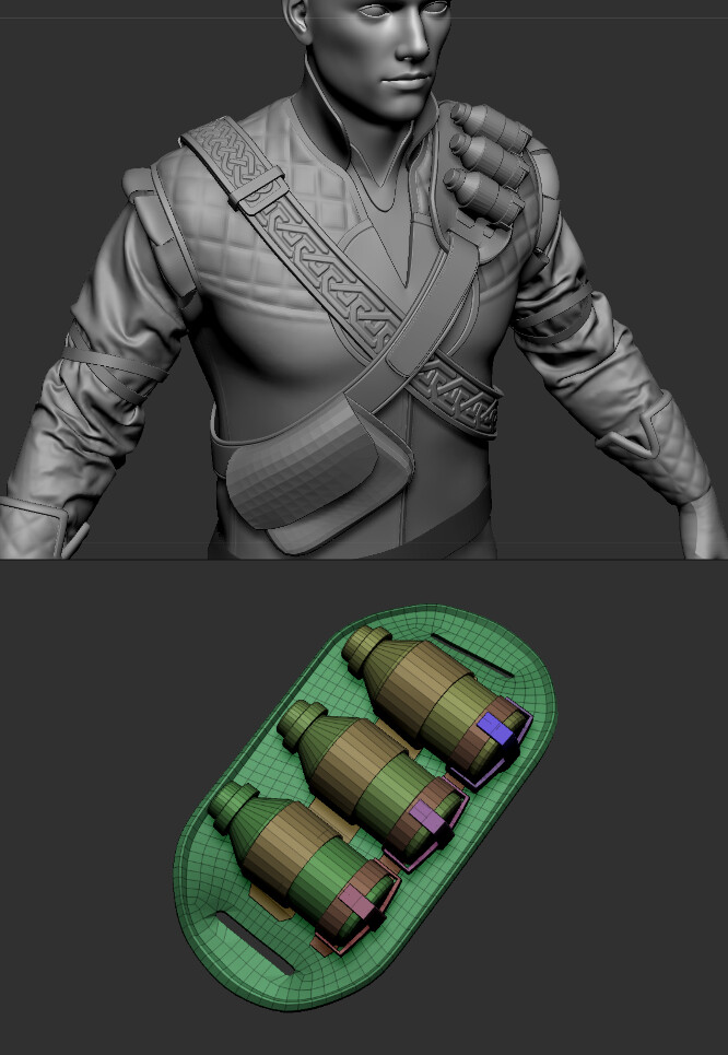 ArtStation - Day 8: The Witcher 3 Manticore Armor Study 🐺⚔️