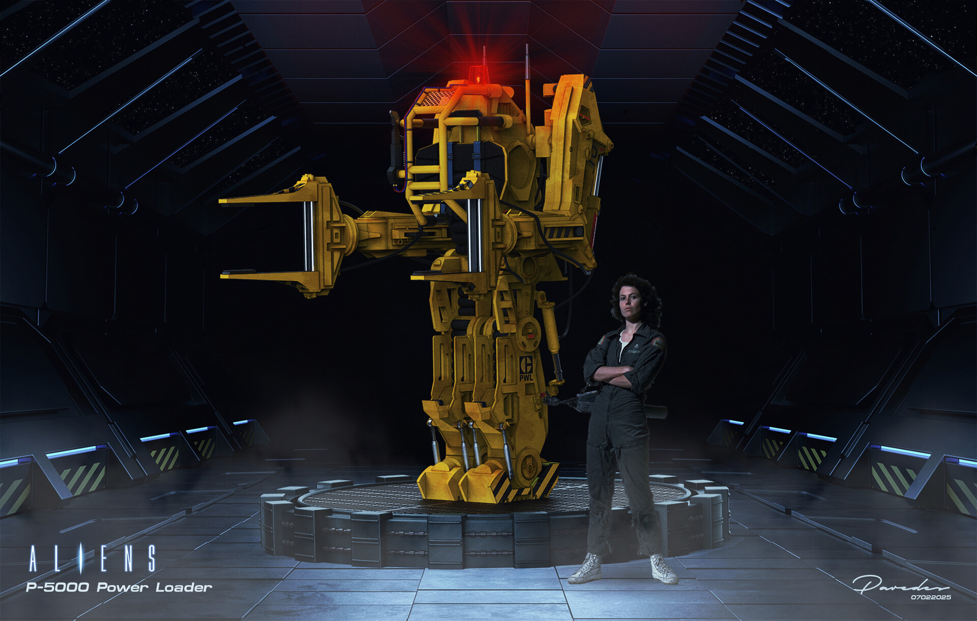 ArtStation - Aliens Caterpillar P-5000 Power Work Loader