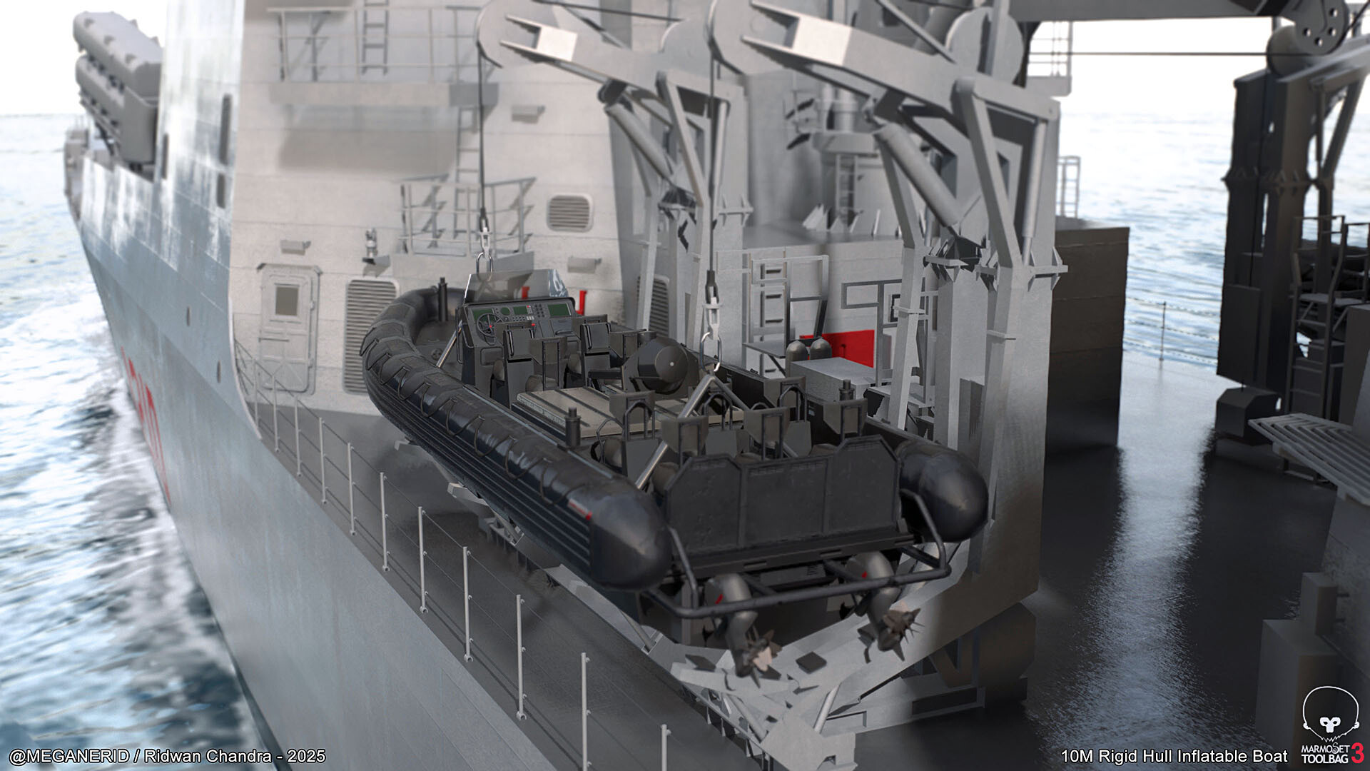 Ridwan Chandra - MeganeRid - 10m RHIB (Rigid Hull Inflatable Boat)
