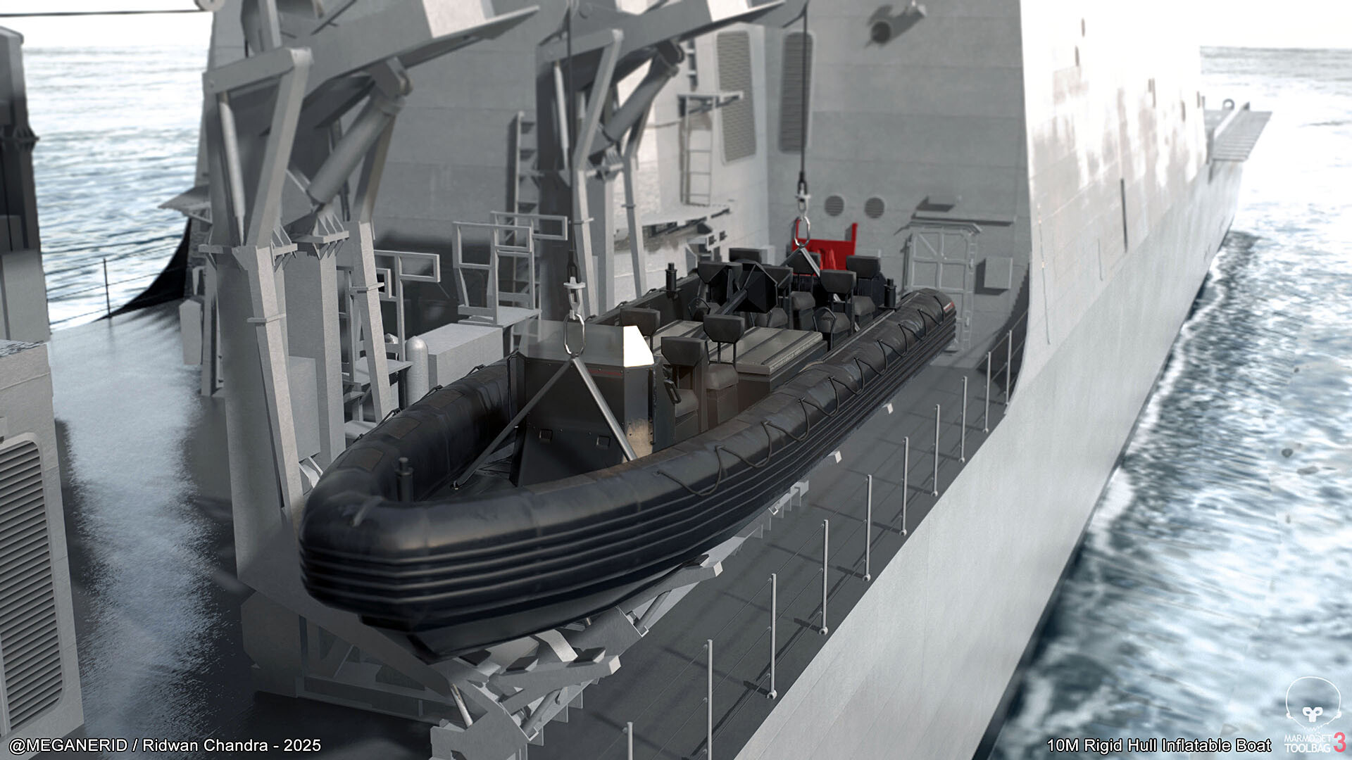 Ridwan Chandra - MeganeRid - 10m RHIB (Rigid Hull Inflatable Boat)