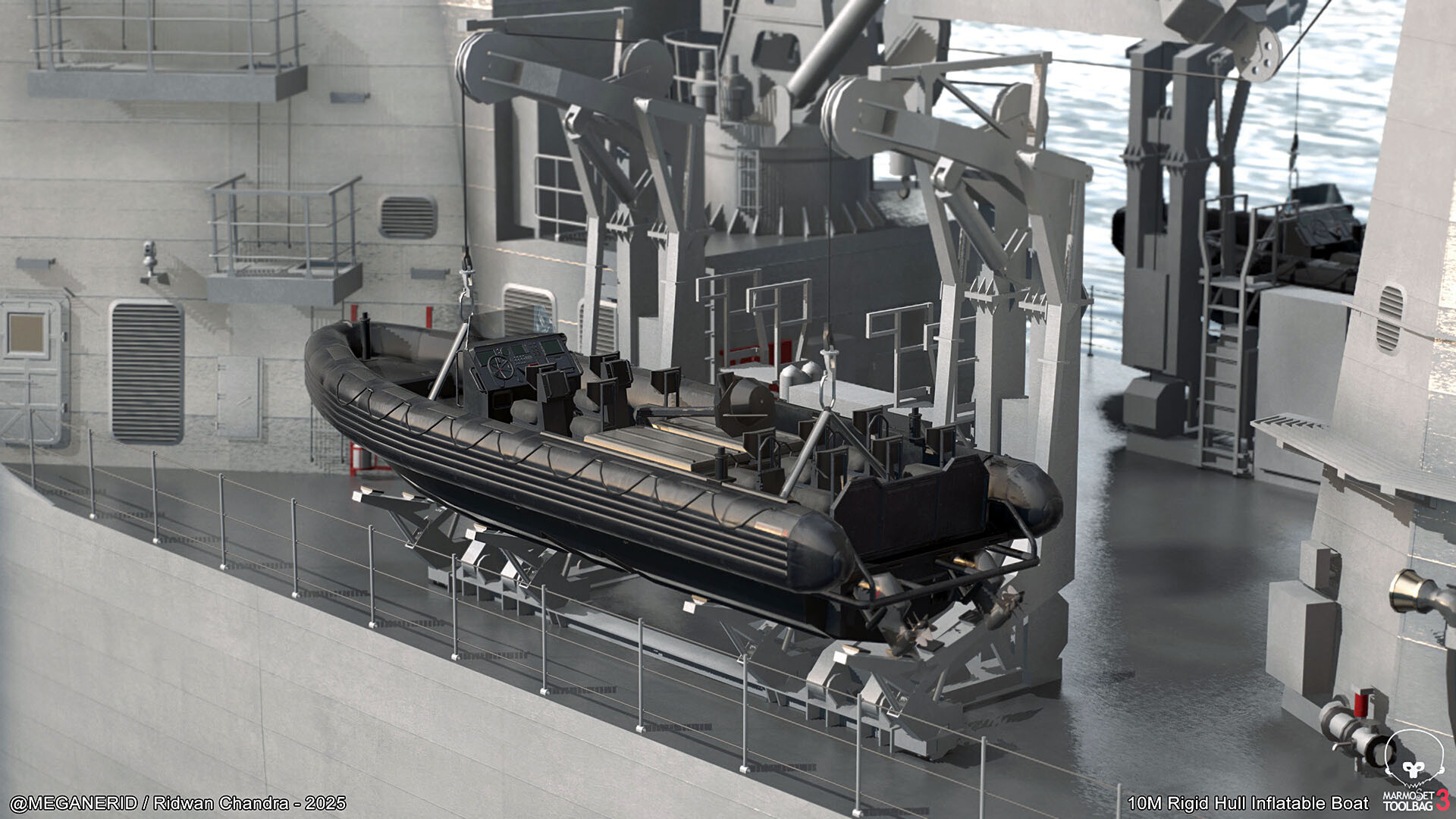 Ridwan Chandra - MeganeRid - 10m RHIB (Rigid Hull Inflatable Boat)