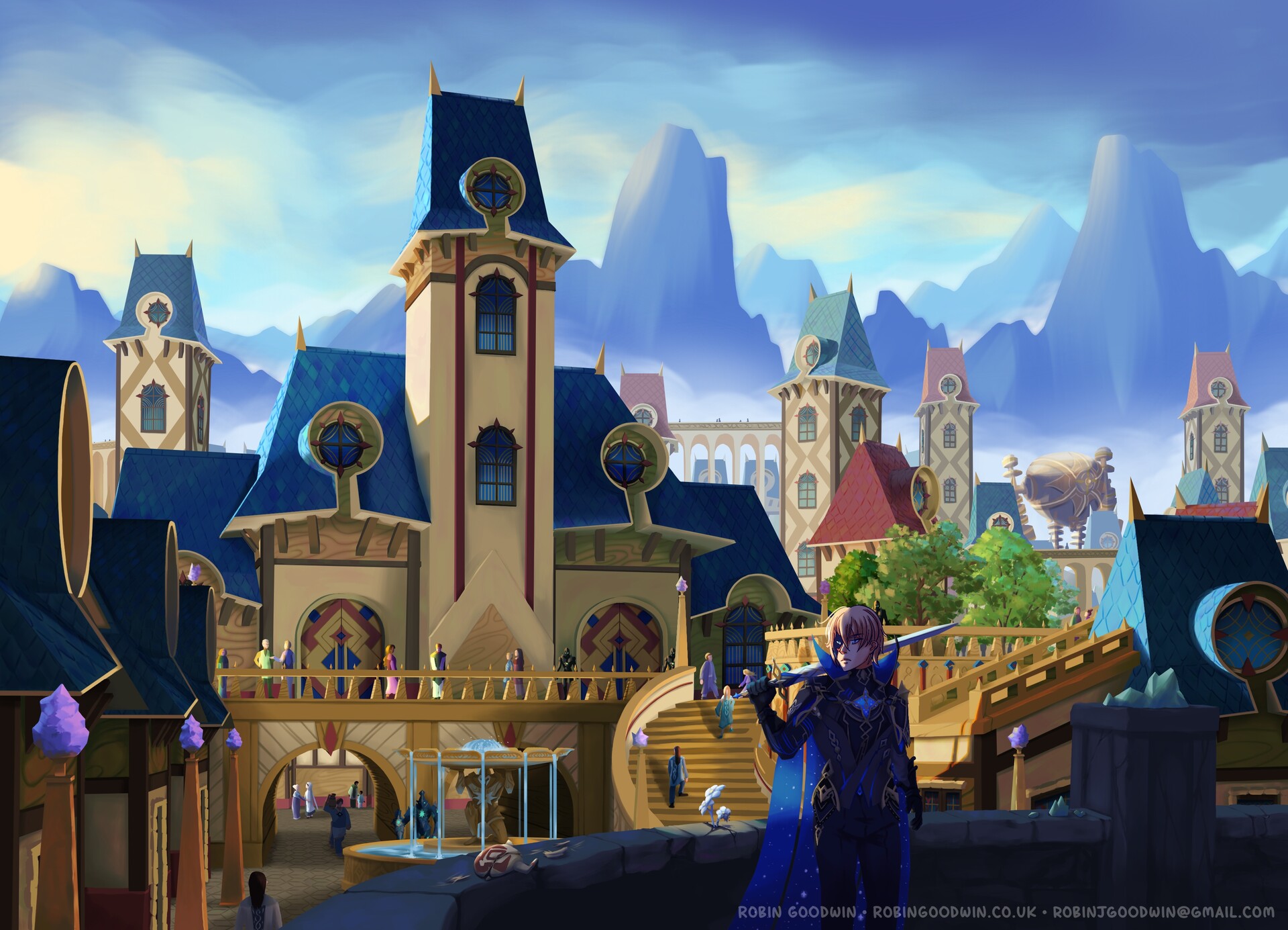 Robin Goodwin - Genshin Impact - Khaenri'ah Fan Design Project