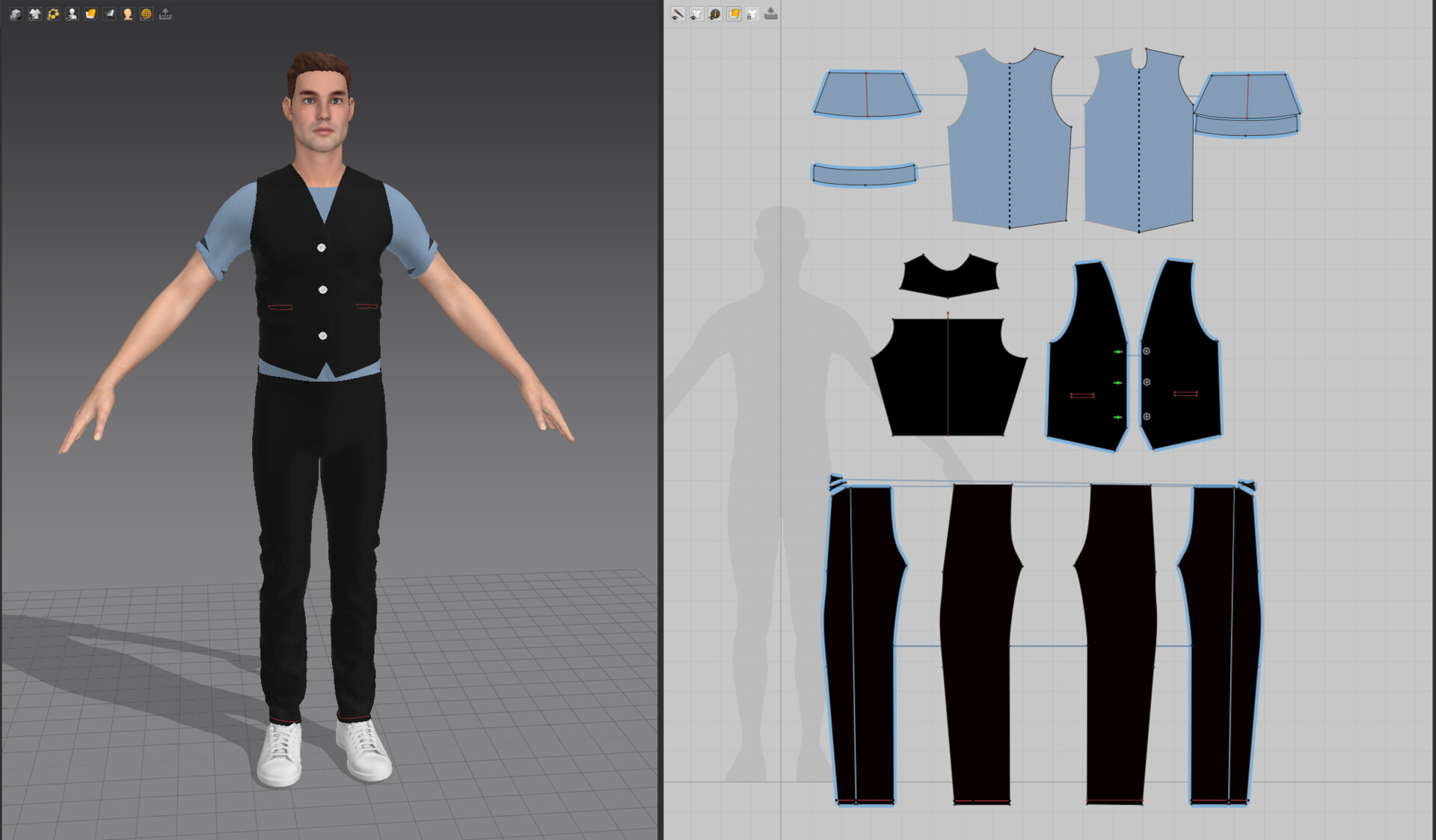 ArtStation - Men's suit