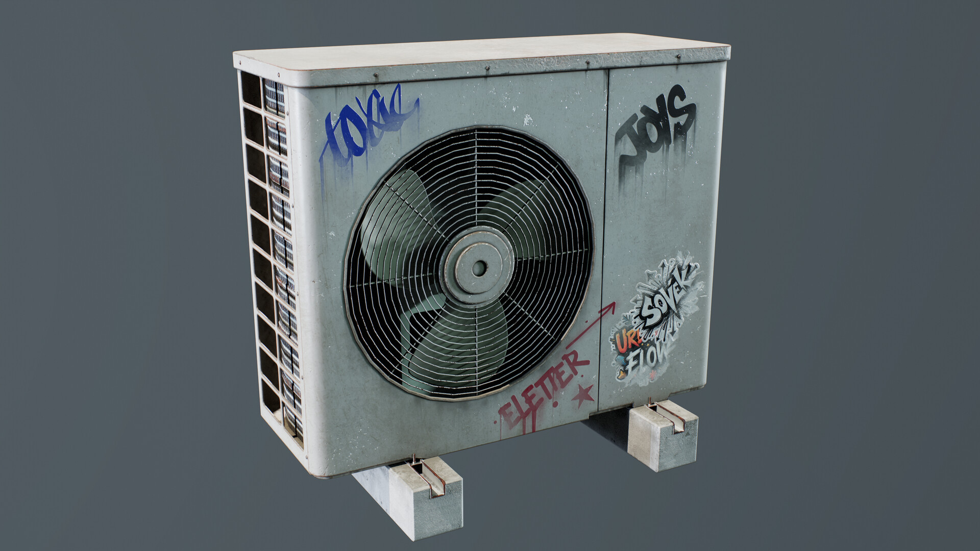 ArtStation - Air Conditioner Outdoor Unit