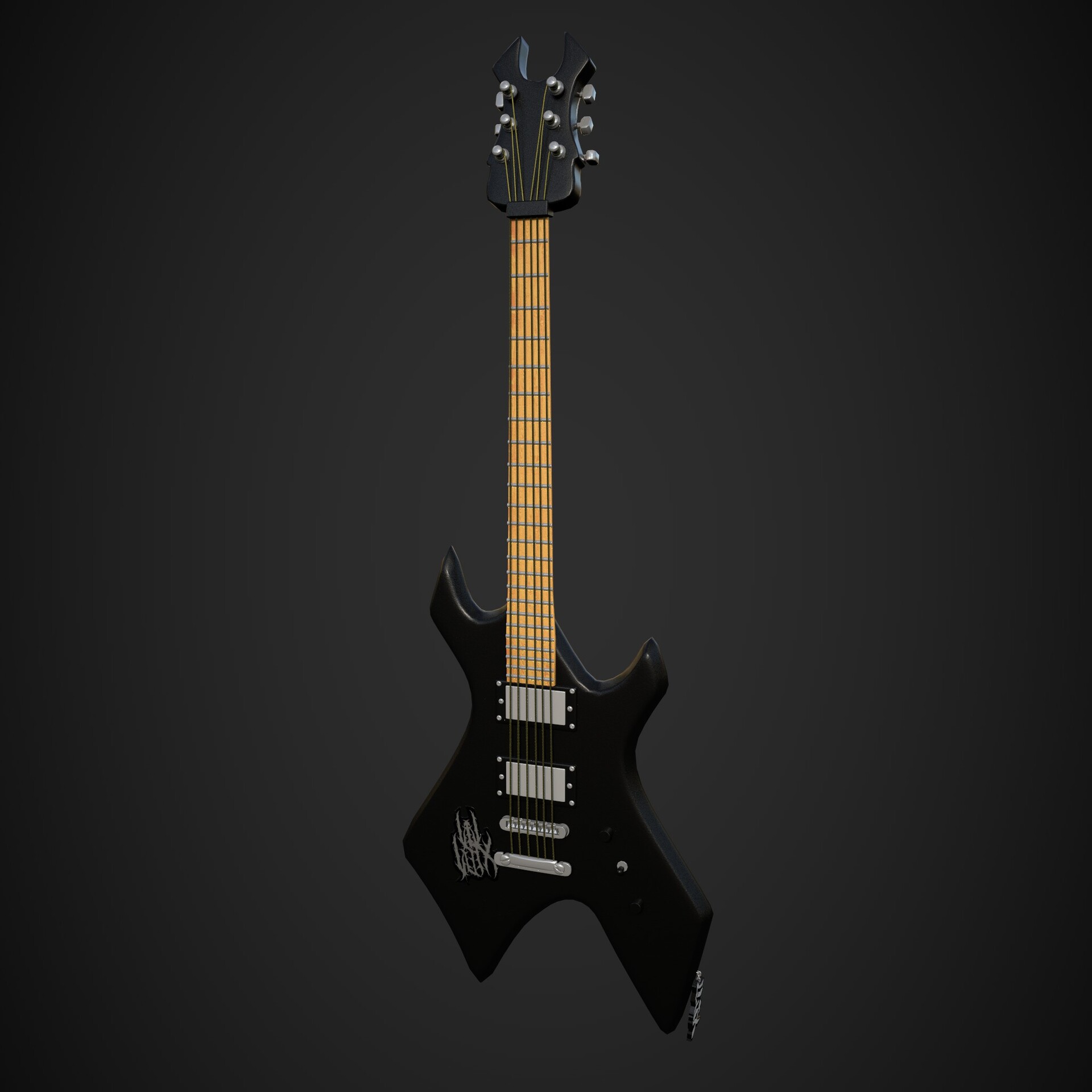 ArtStation - Custom Metal Electric Guitar