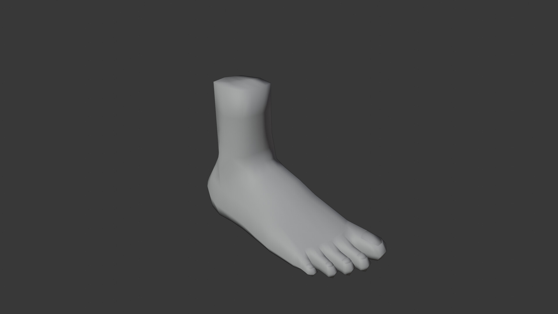 ArtStation - Foot - Low Poly