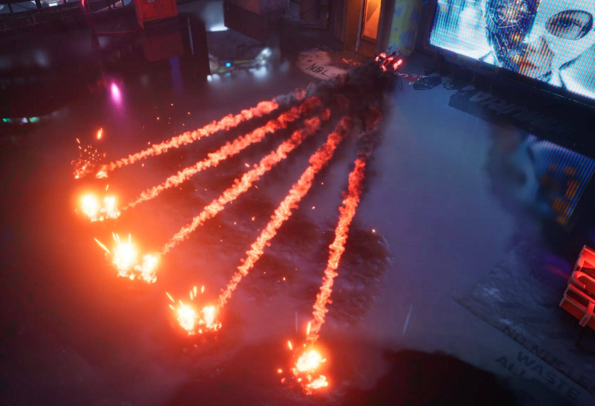 ArtStation - Drone Strike VFX