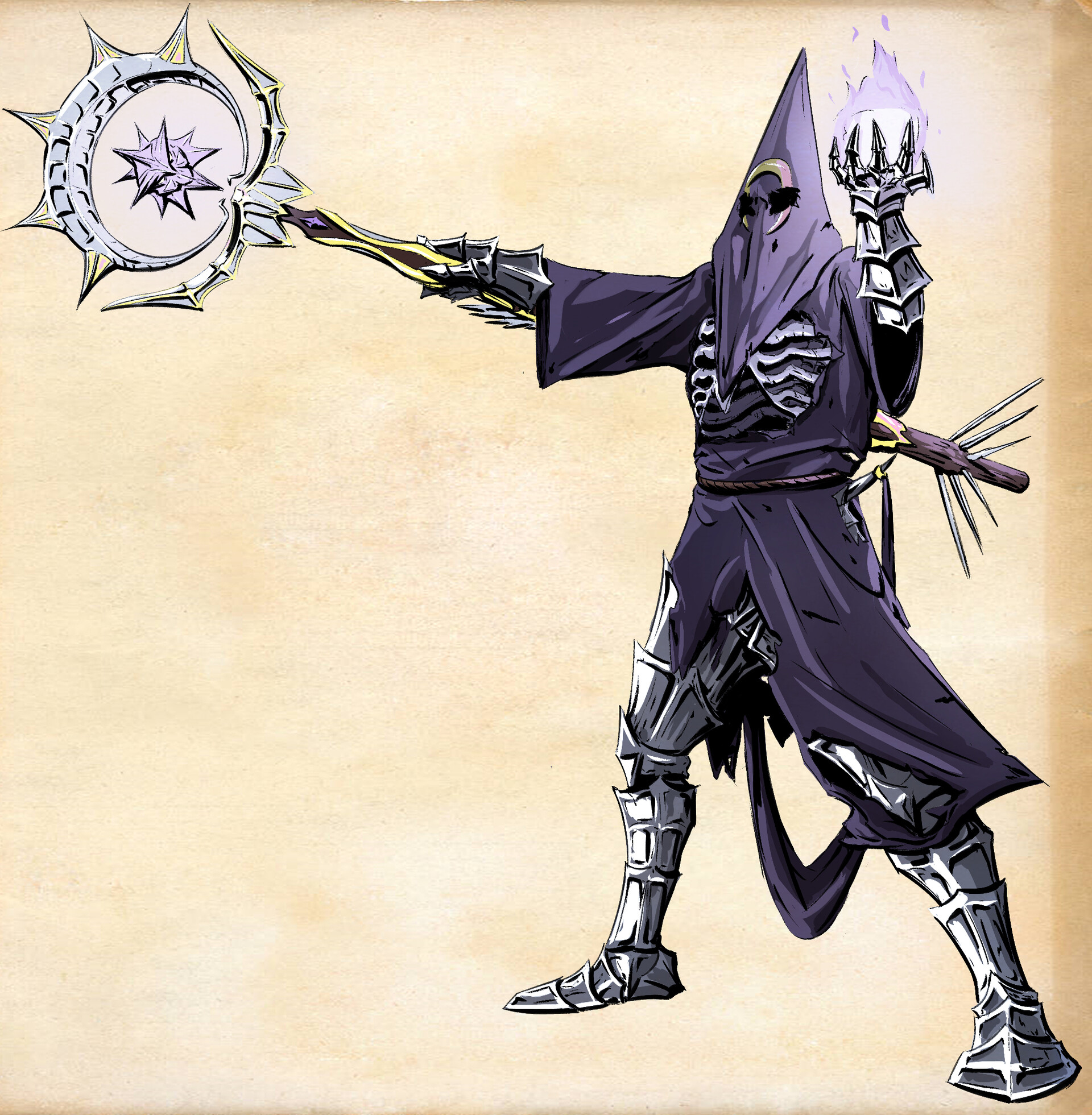 ArtStation - Undead Wizard from the demon king dungeon concept